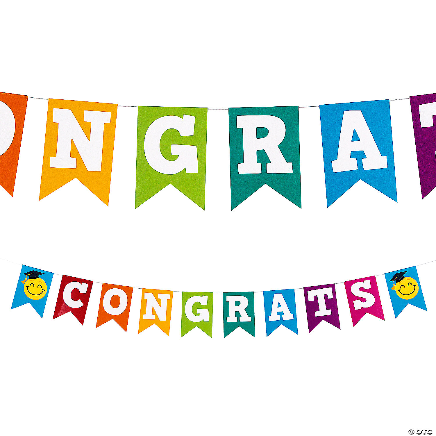 Elementary Graduation Congrats Pennant Banner | Fun Express