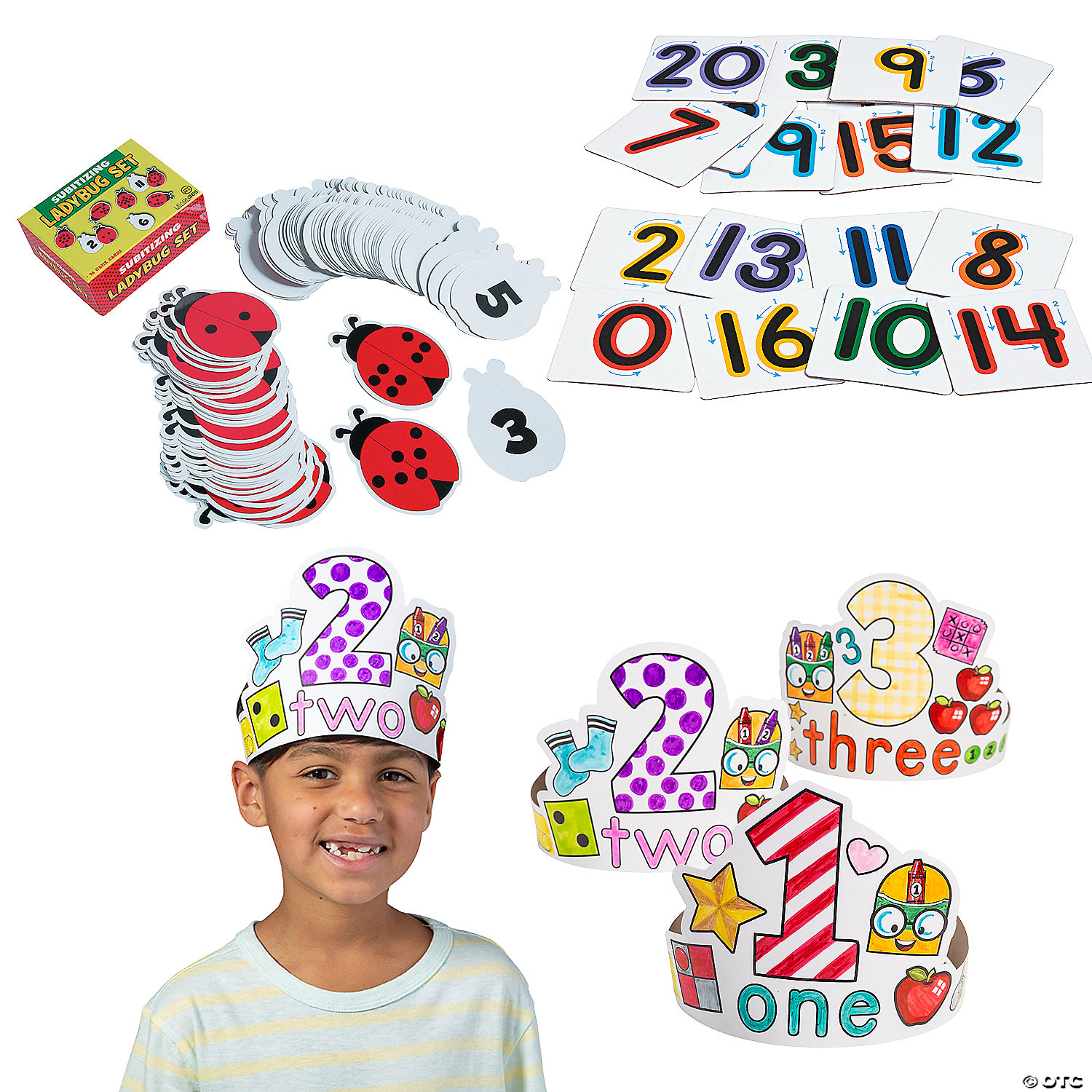 Elementary Number Crafts and Cards Activities Kit | Fun Express