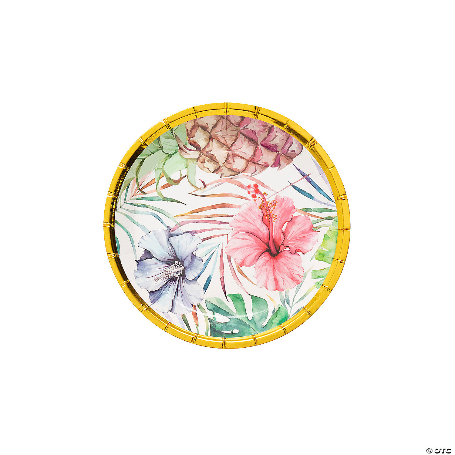 Elevated Luau Paper Dessert Plates