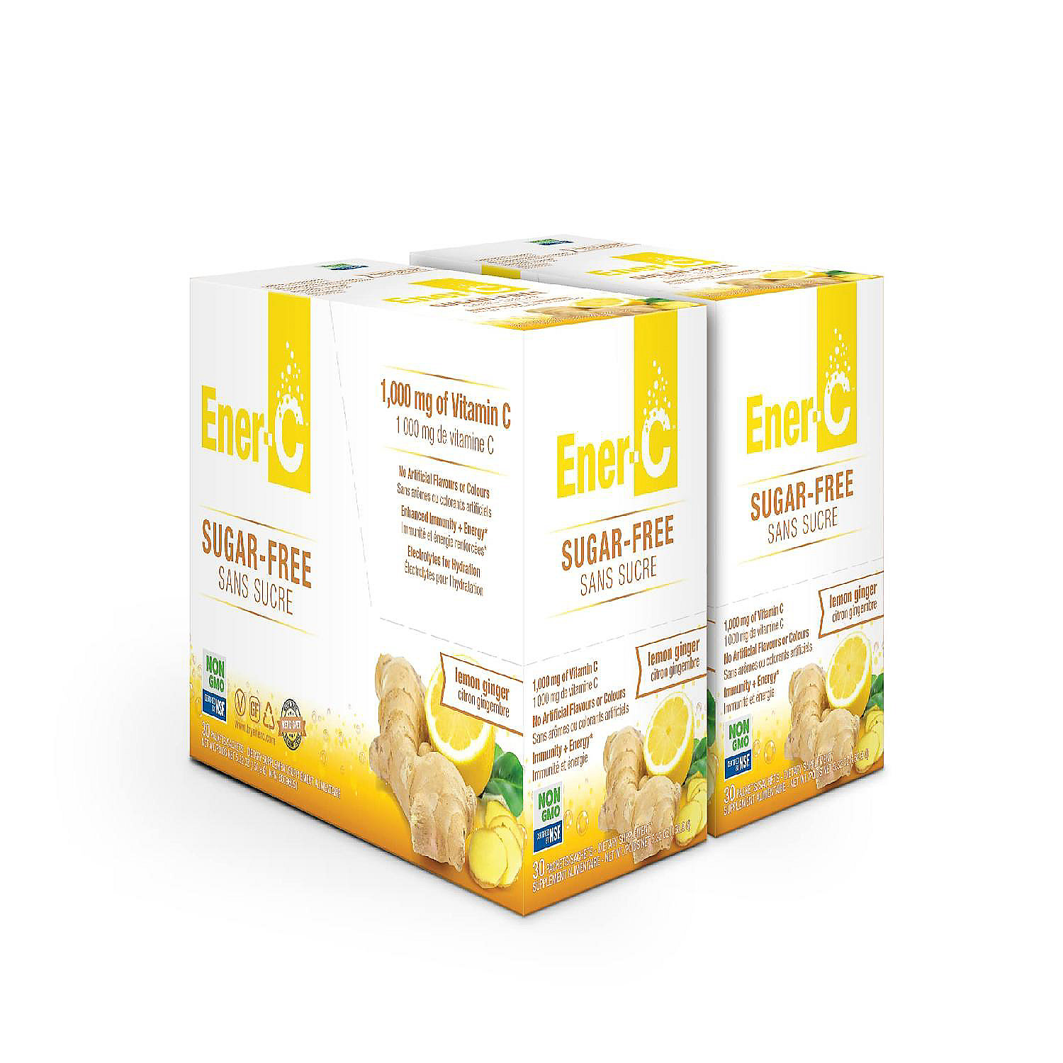 Ener-c - Multi Drink Mix Lemon Ginger - 1 Each-30 CT