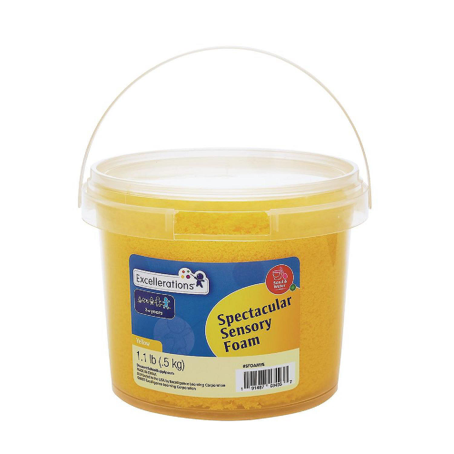 EX SPECTACULAR SENSORY FOAM YELLOW | Oriental Trading