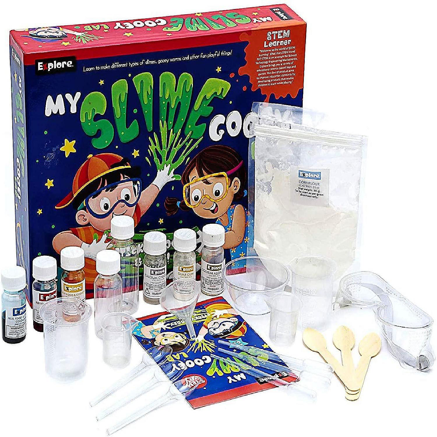 Explore STEM Learner My Slime Gooey Lab Science Making Kit Mighty Mojo ...