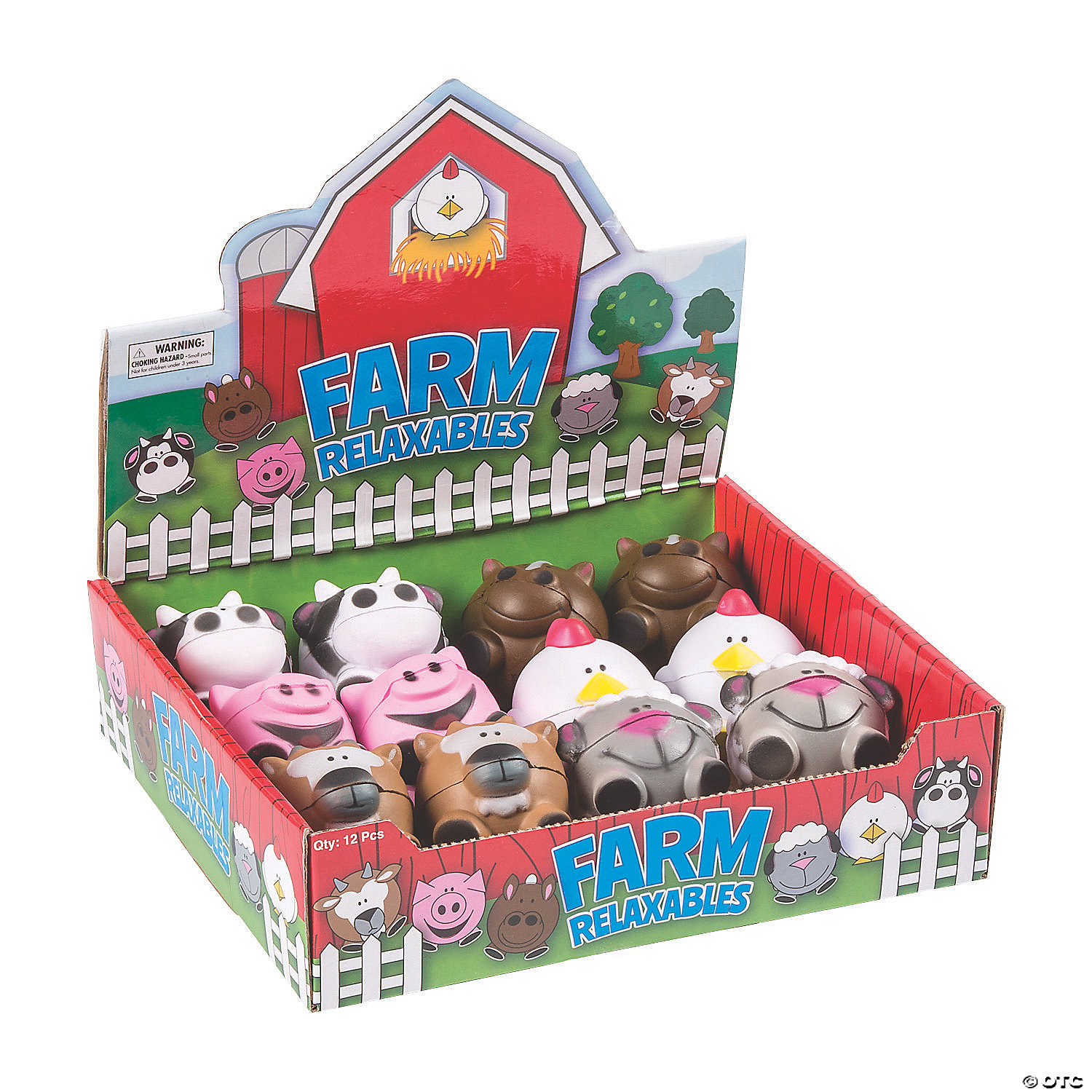 Farm Animal-Shaped Stress Balls