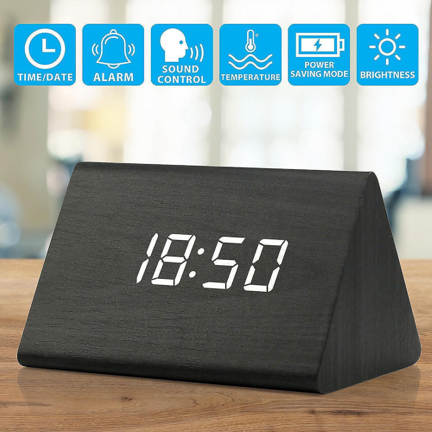 FC Design Black Alarm Clocks | Oriental Trading