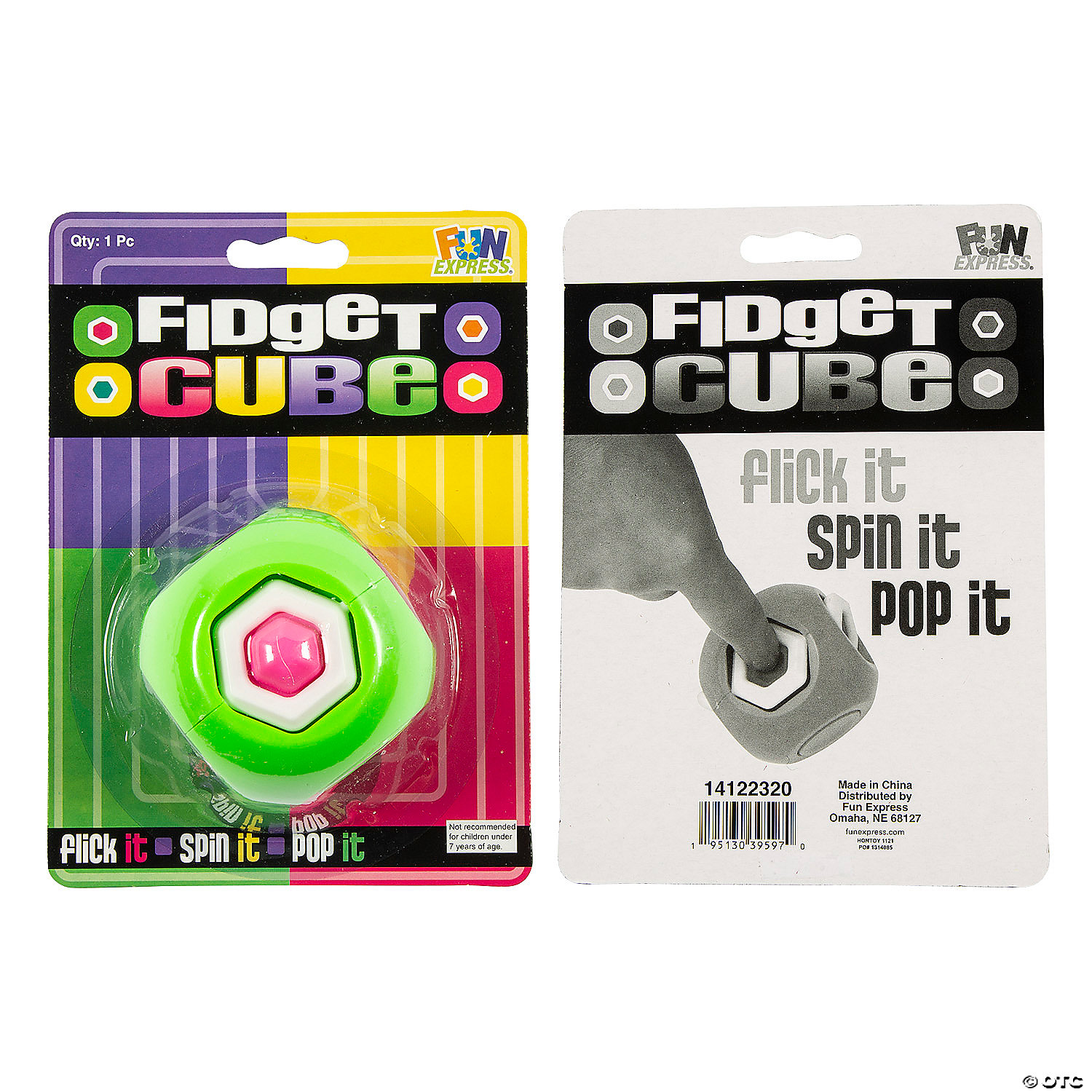 Fidget Popping Spinner Cube Fidget Toys | Fun Express