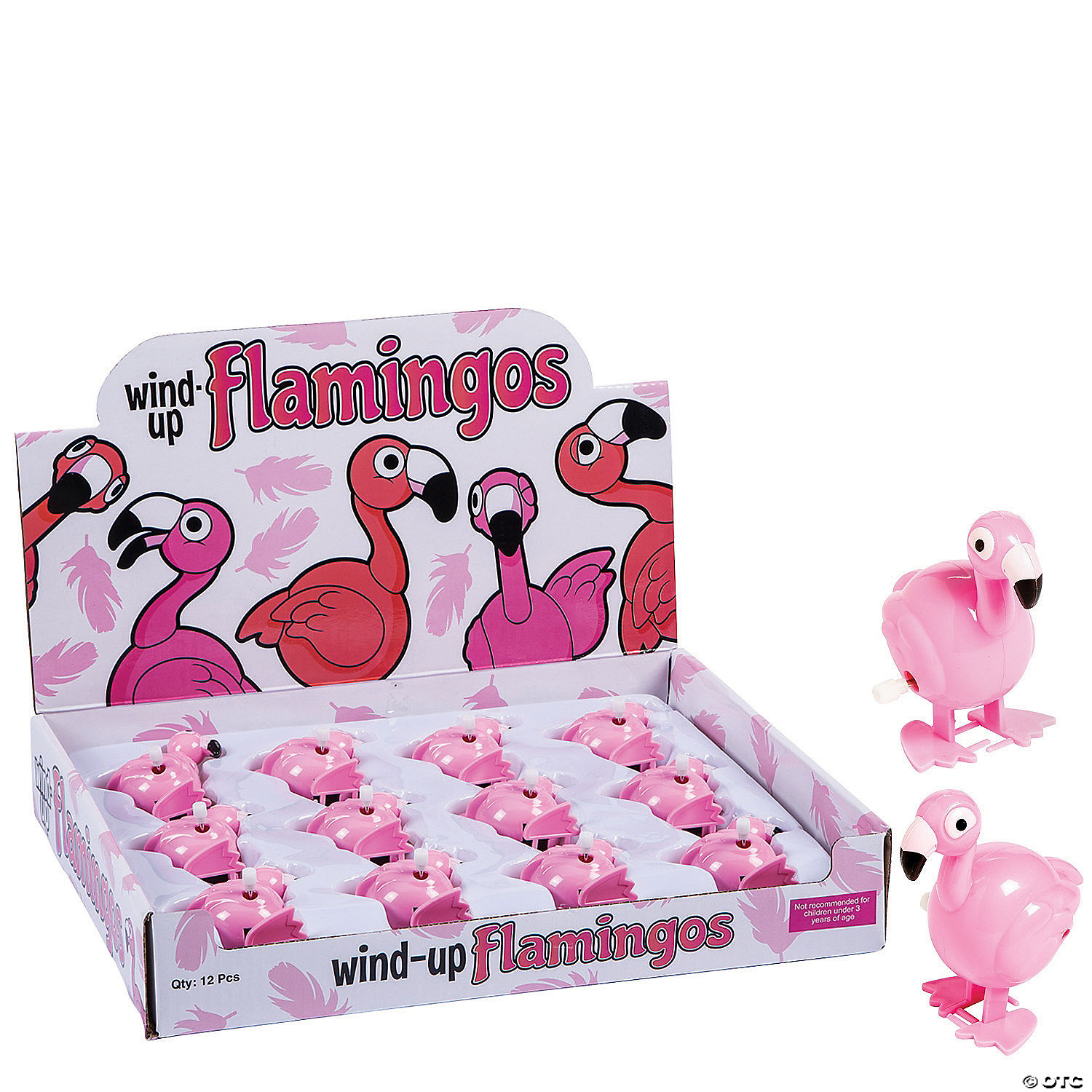 Flamingo Wind-Up Characters | Fun Express