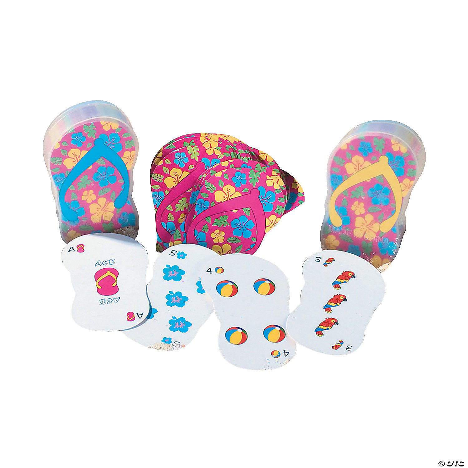 Flip Flop Playing Cards - 12 Pc.