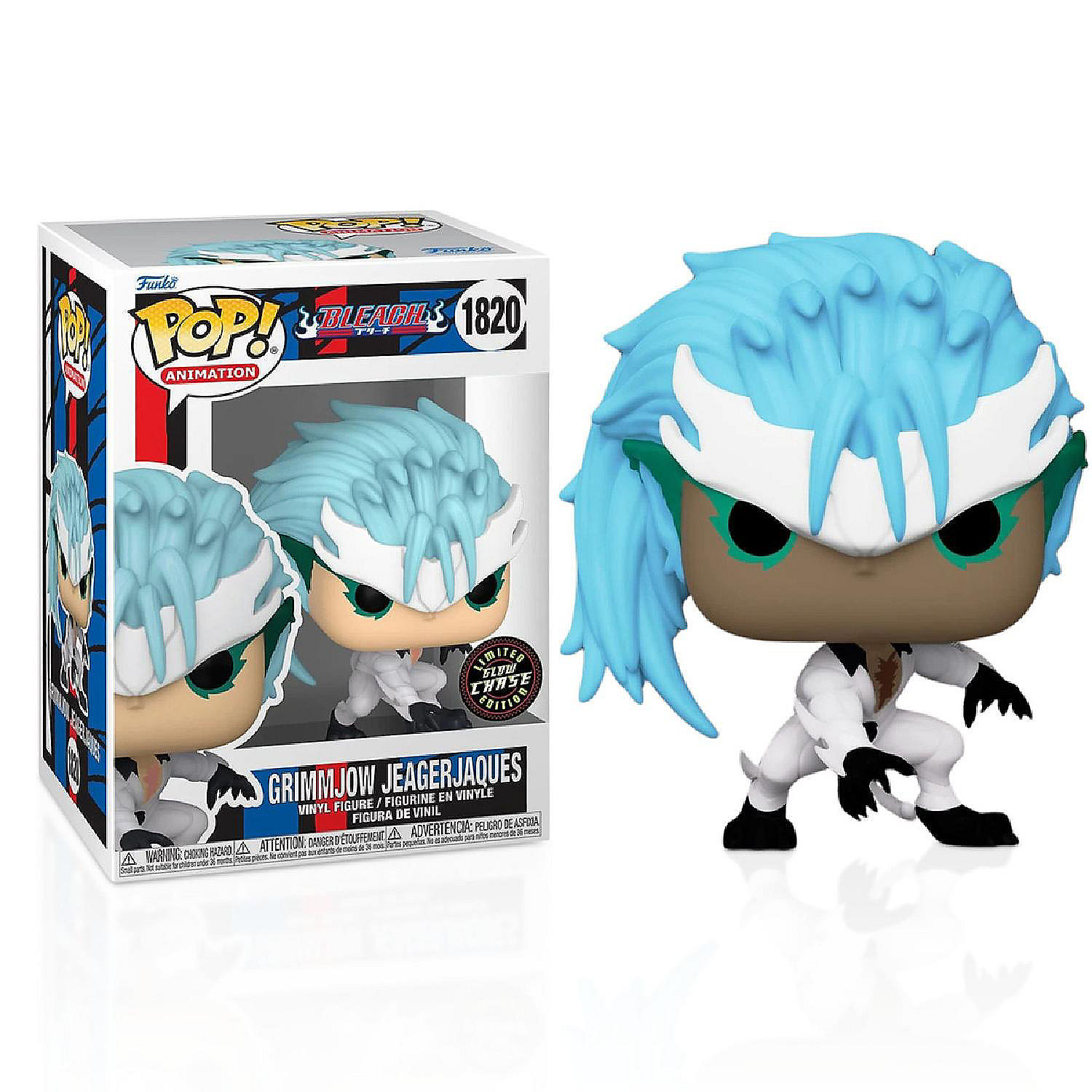 Funko Pop! Bleach: Grimmjow Jeagerjaques #1820 Chase Variant