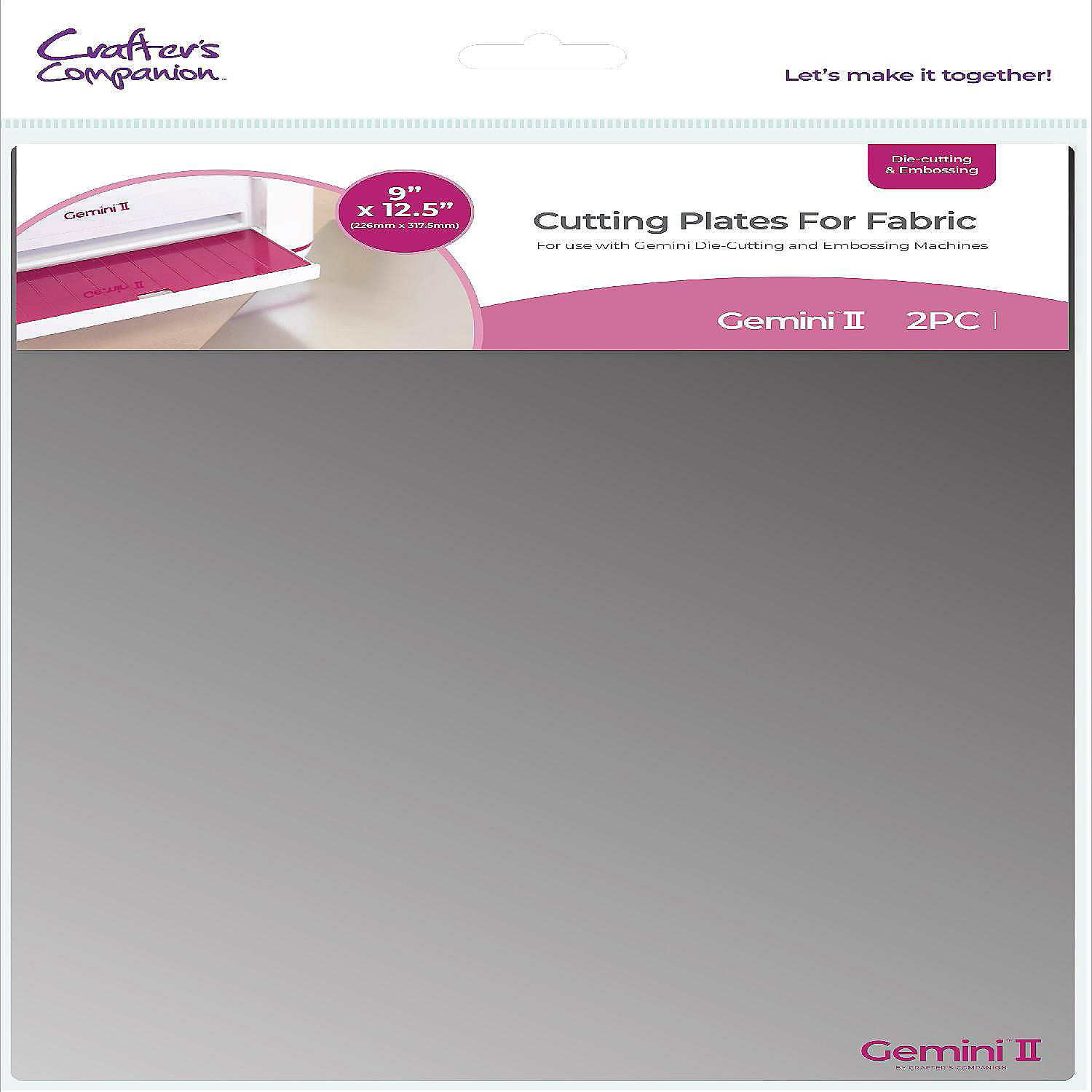 Gemini II Cutting Plates For Fabric