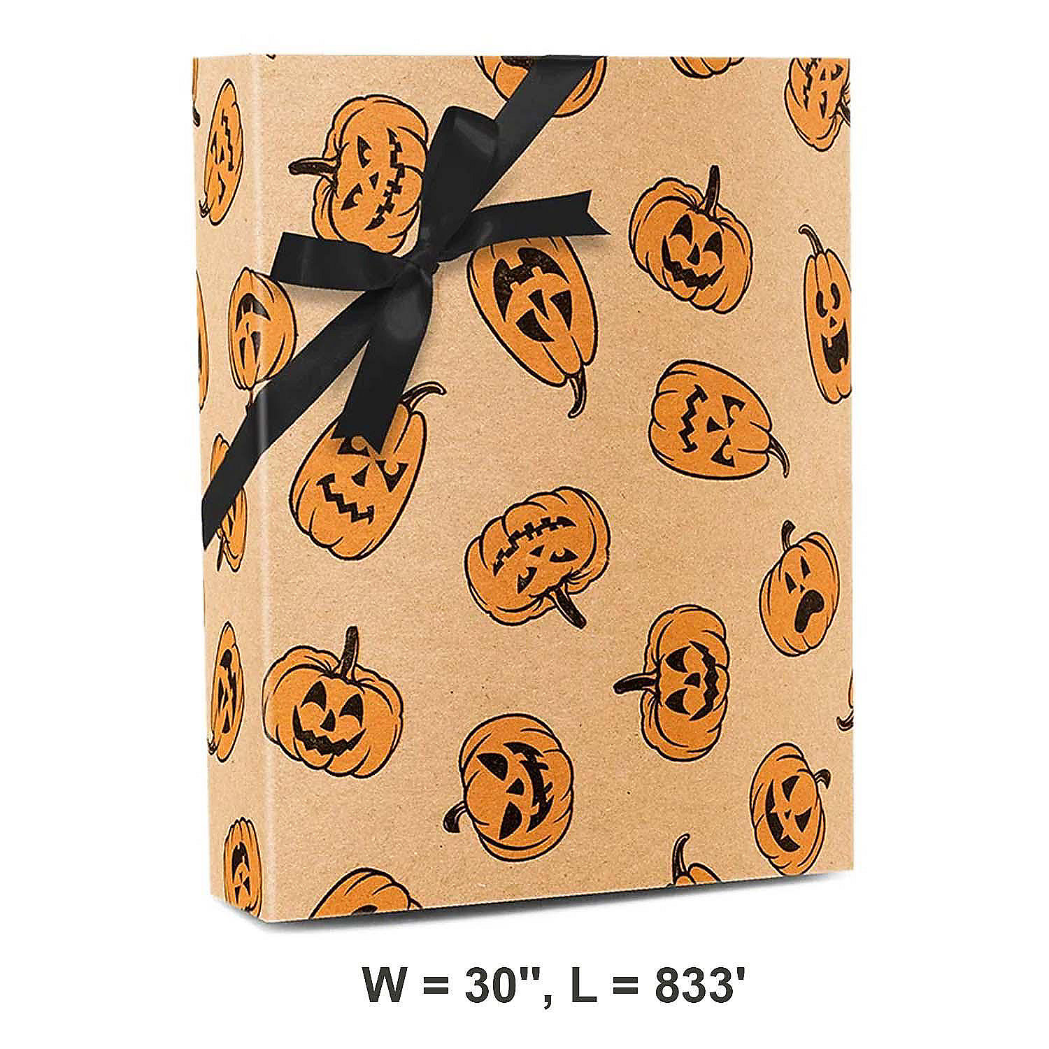 General Celebration Wrapping - 30 Inch x 833 Ft Pumpkin Patch ...