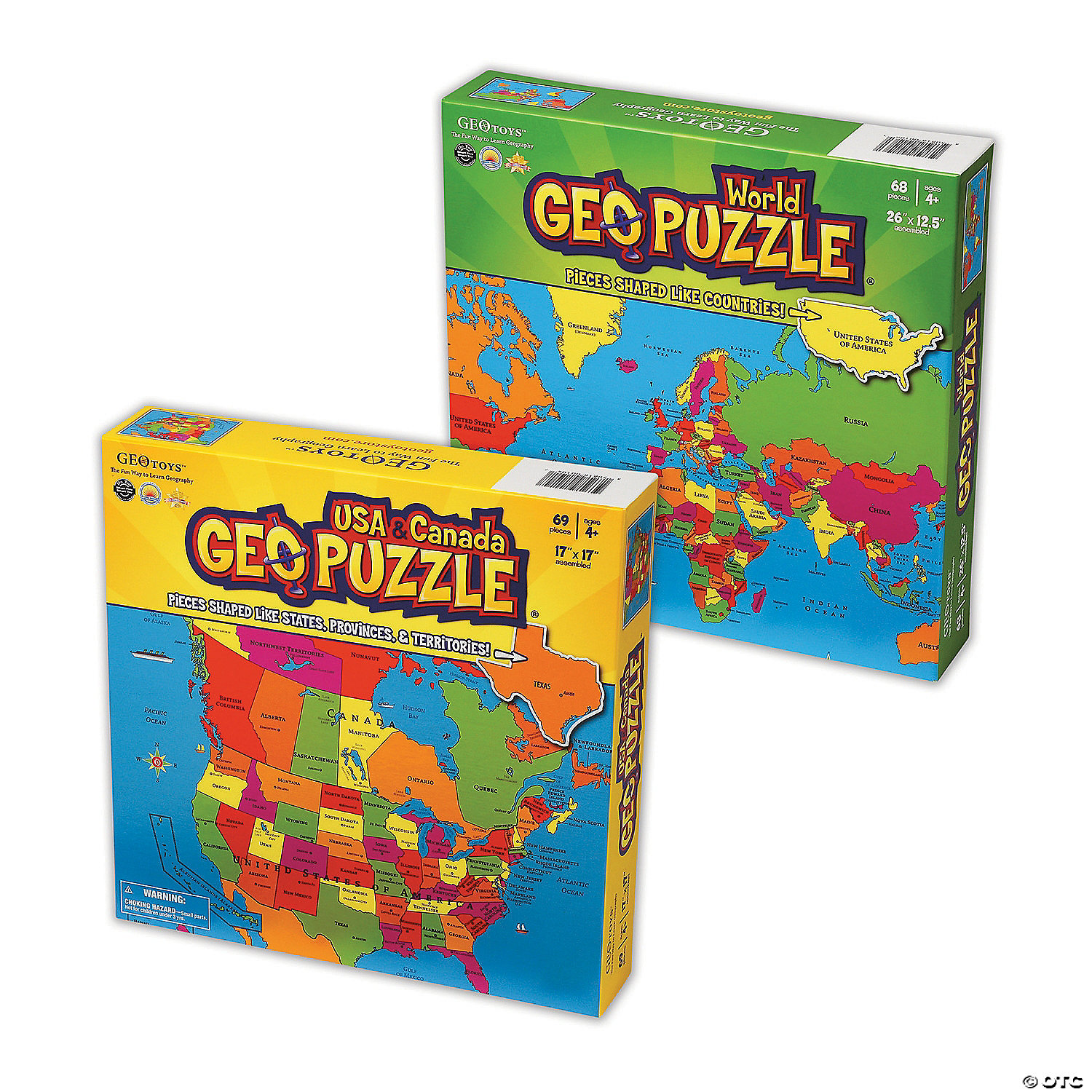 GEO Puzzles: Set of 2 - Discontinued