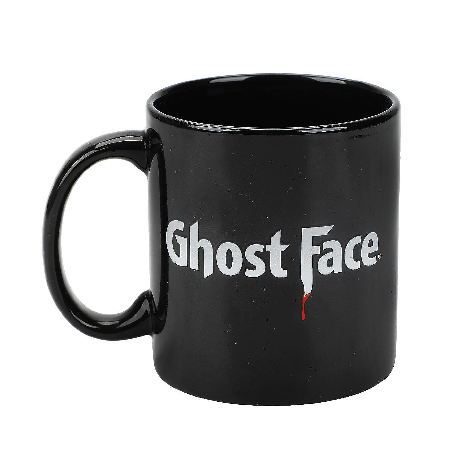 Ghostface Horror Mask 20 Oz Black Ceramic Coffee Mug | Oriental Trading