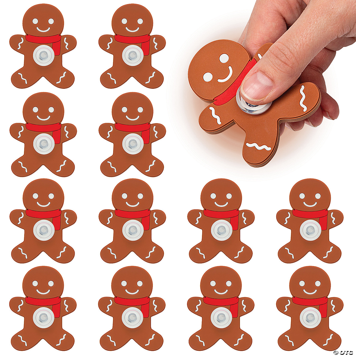Gingerbread Man Fidget Spinners