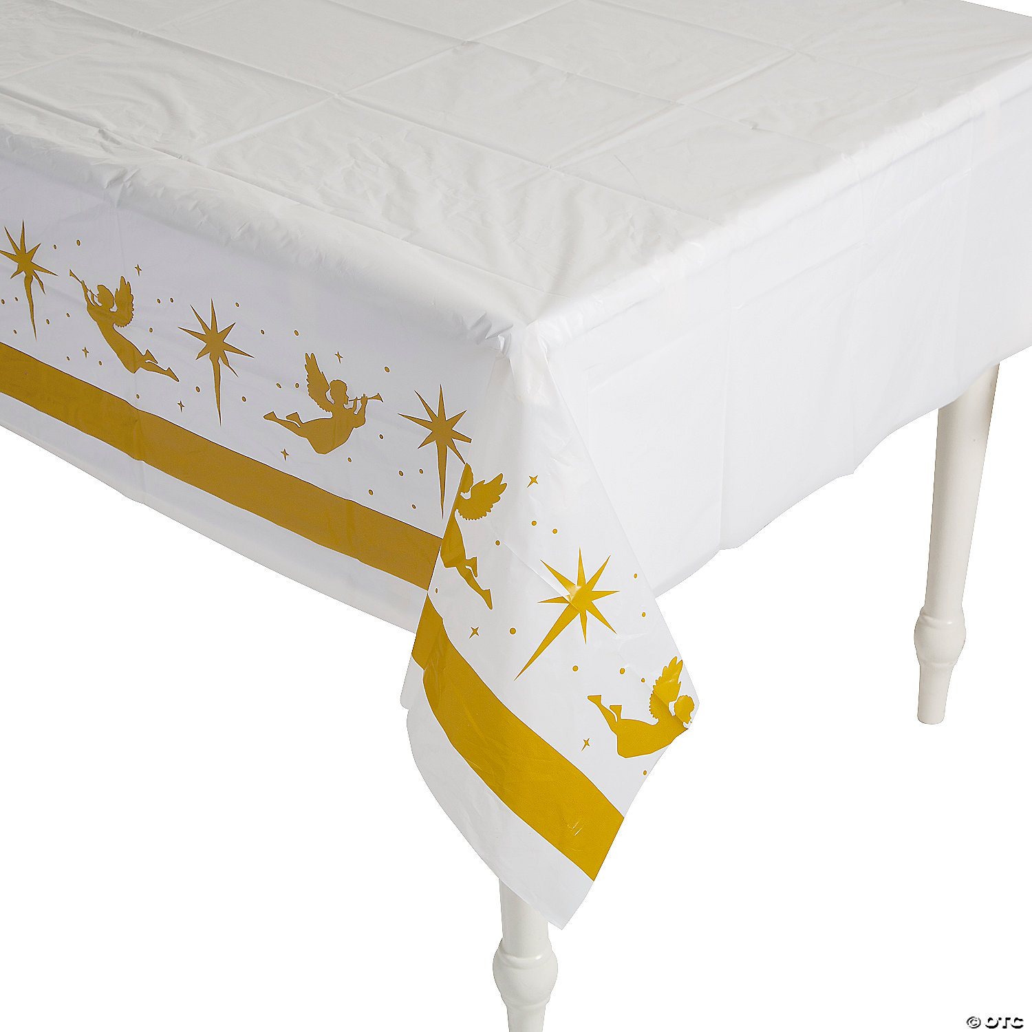 Gold Foil Nativity Tablecloth | Fun Express