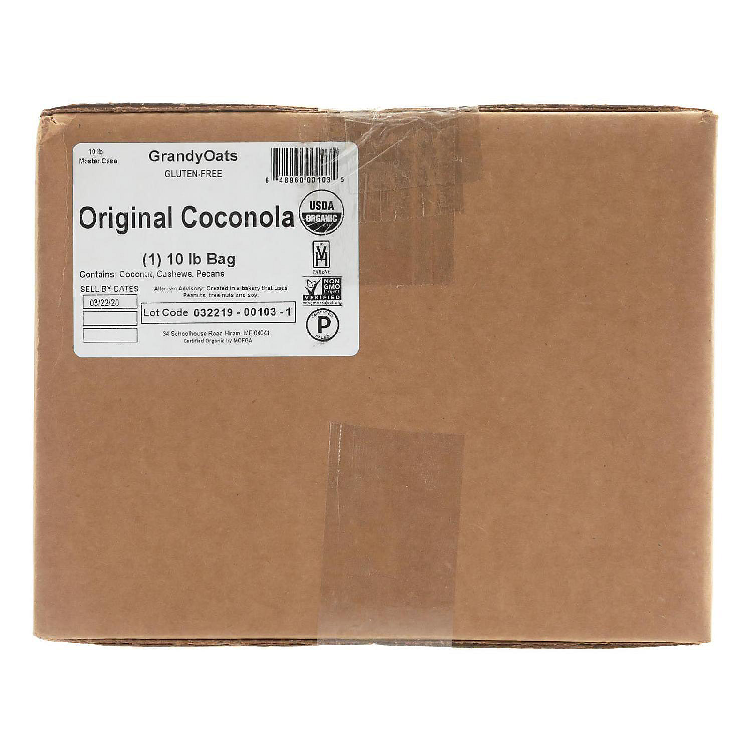 Grandy Oats Coconola Original Organic 10 Lb | Oriental Trading