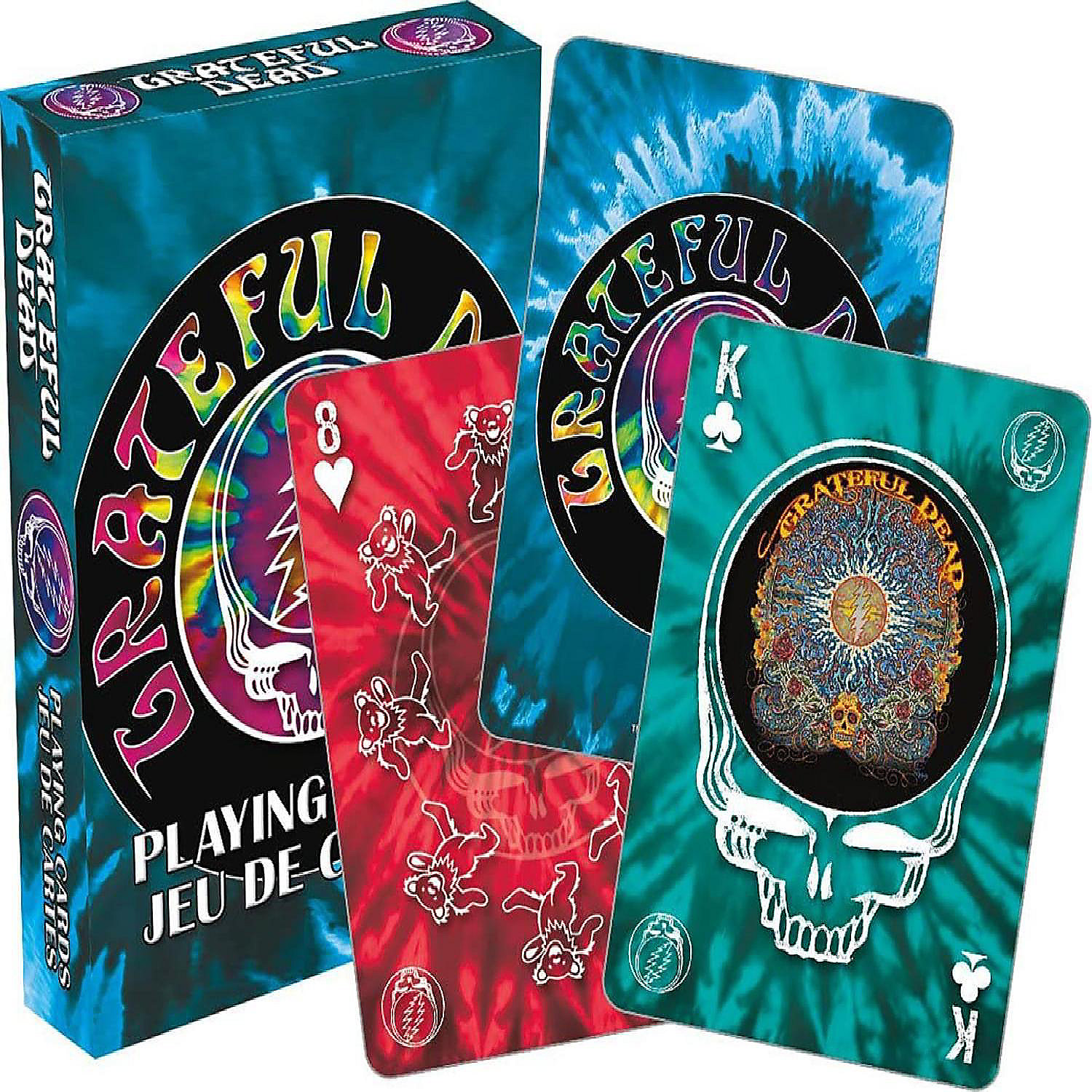 Grateful Dead Tie Dye Playing Cards 52 Card Deck + 2 Jokers | Oriental ...
