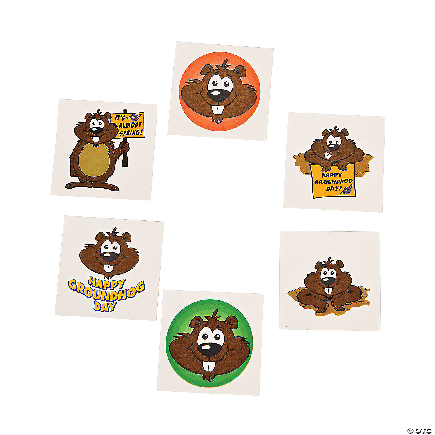 Groundhog Day Tattoos | Fun Express