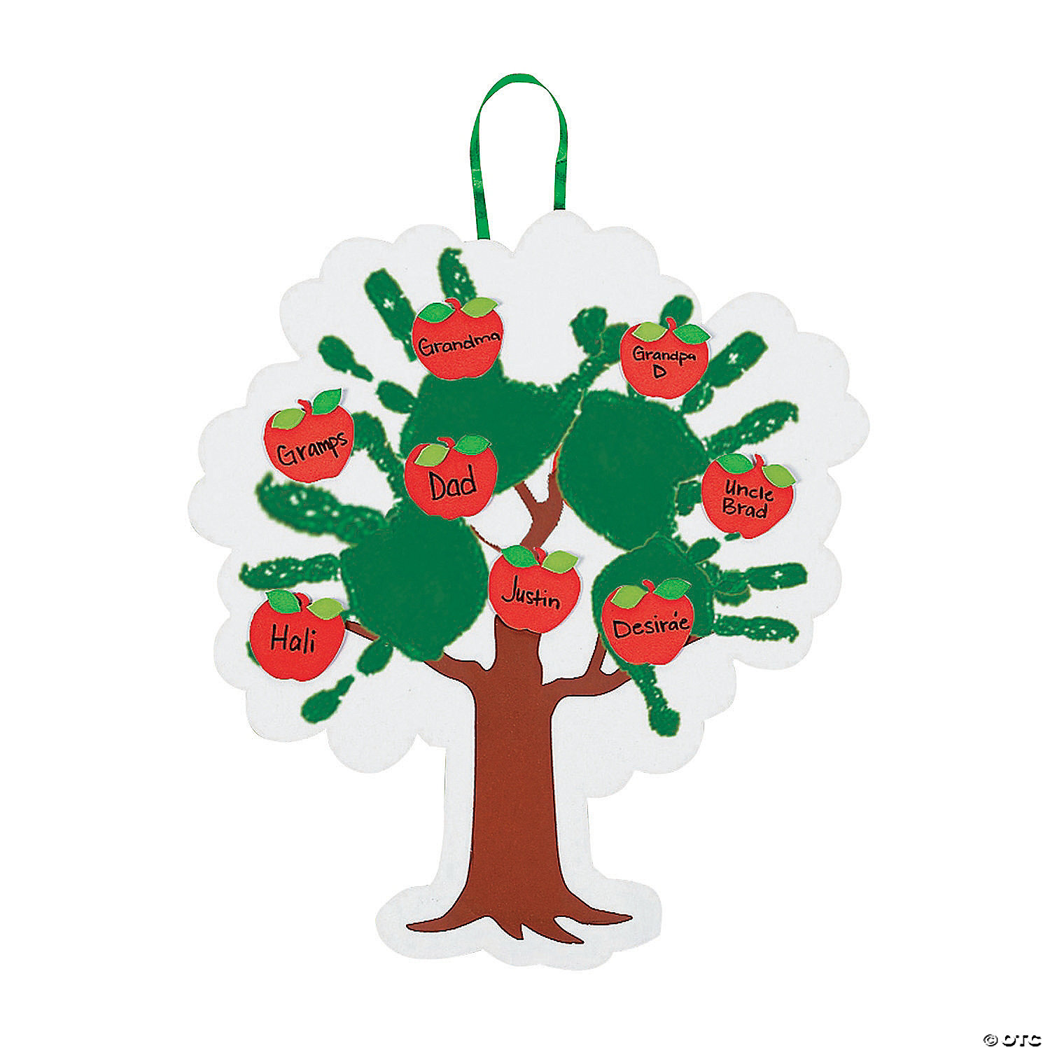 Handprint Apple Tree Keepsake Craft Kit | Fun Express