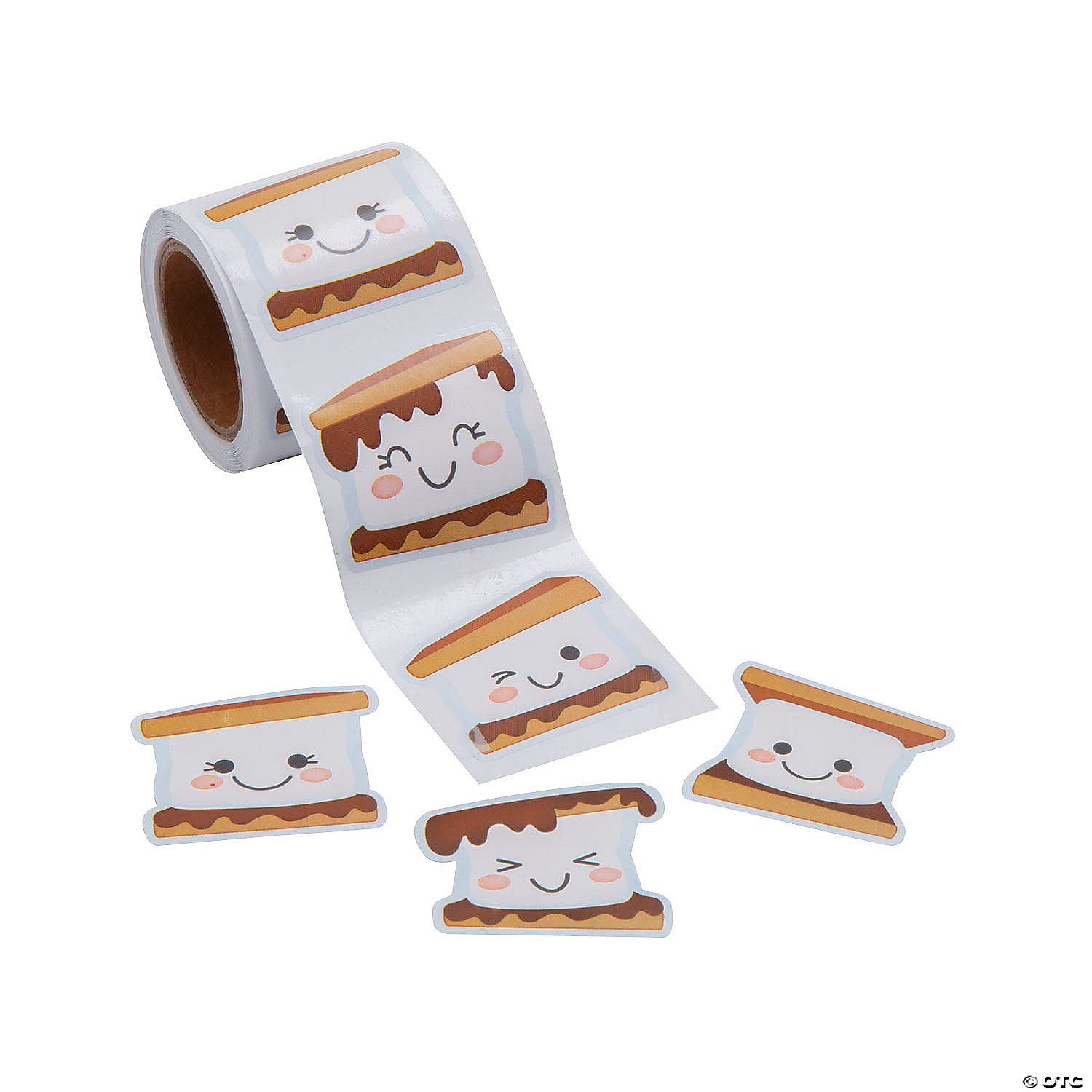 Happy S'more Sticker Roll - 100 Pc. | Oriental Trading