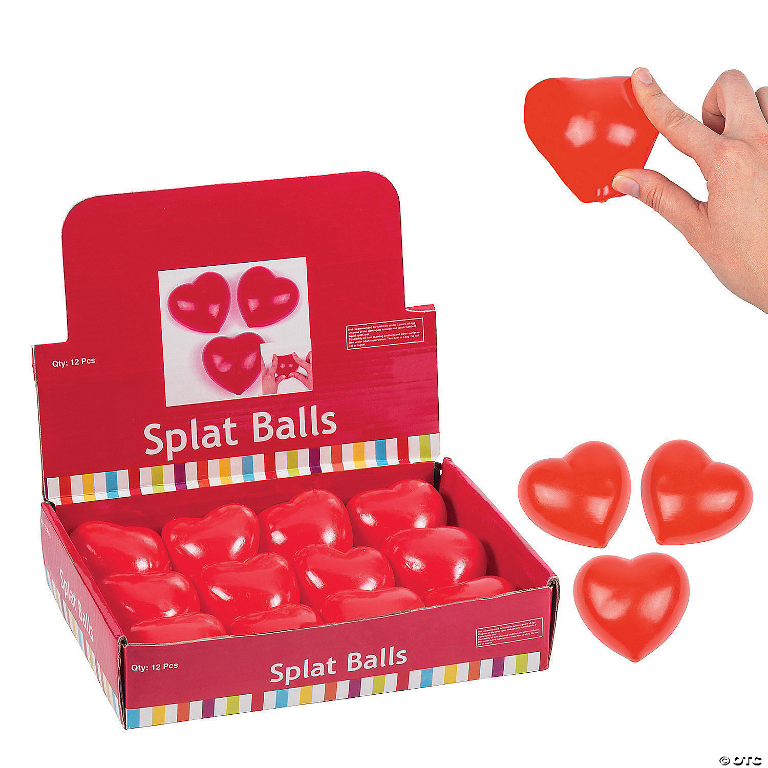 Heart Splat Balls | Fun Express