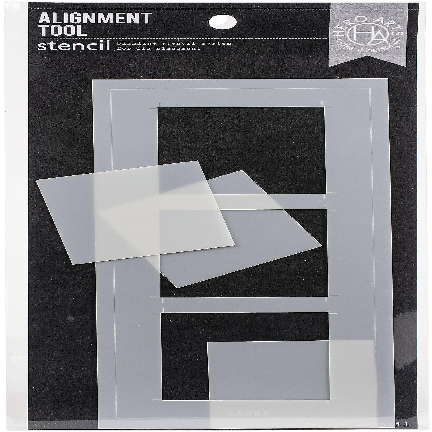 Hero Arts Alignment Tool Stencil-Slimline