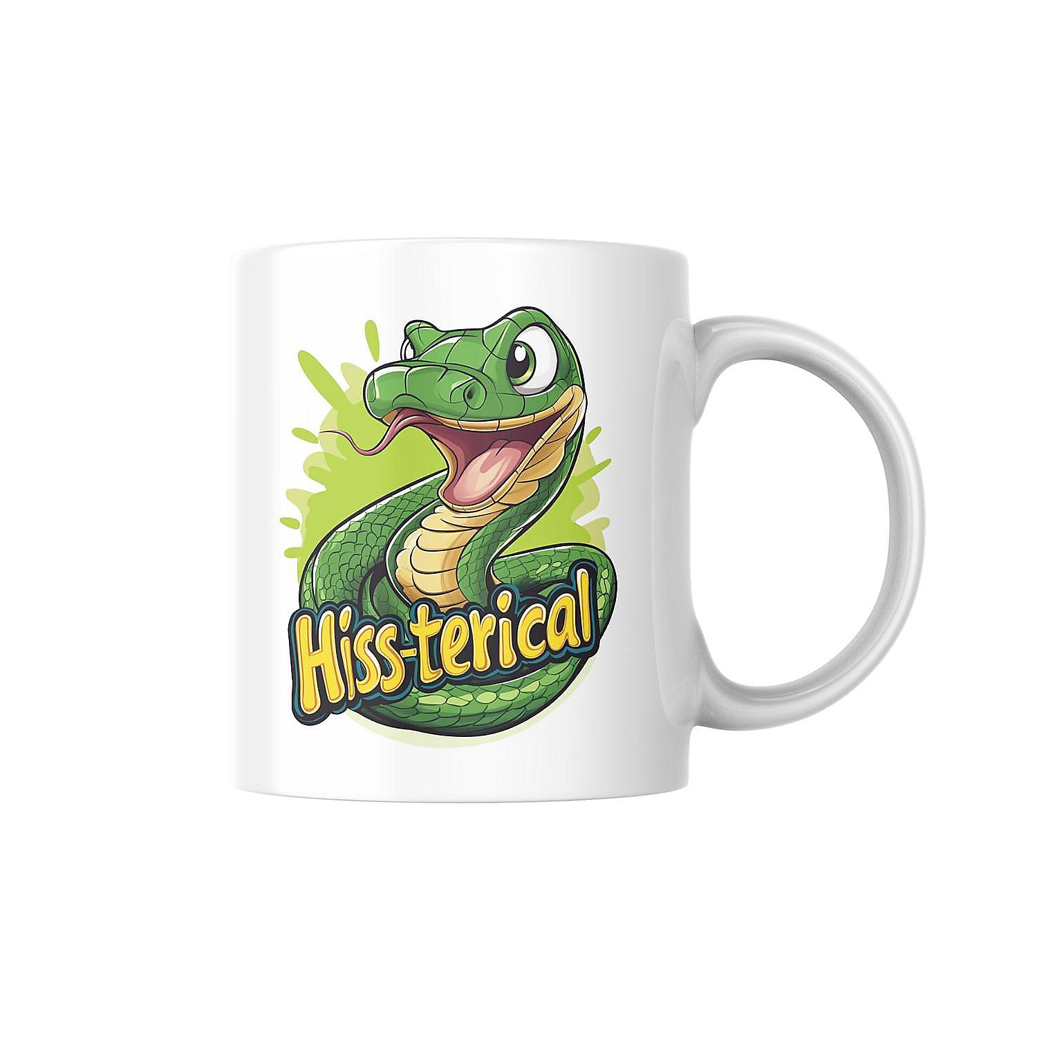 Hiss-terical Mug by Dancing Littles Jungle | Oriental Trading
