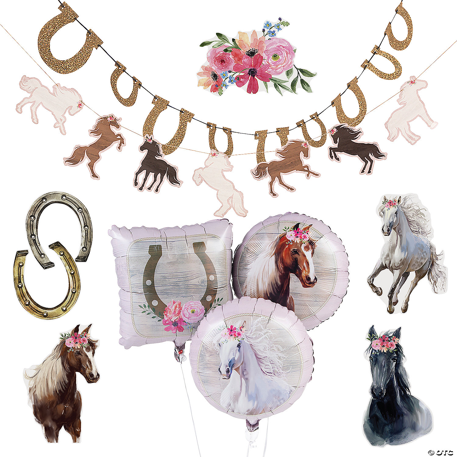Horse Party Decorating Kit - 11 Pc.