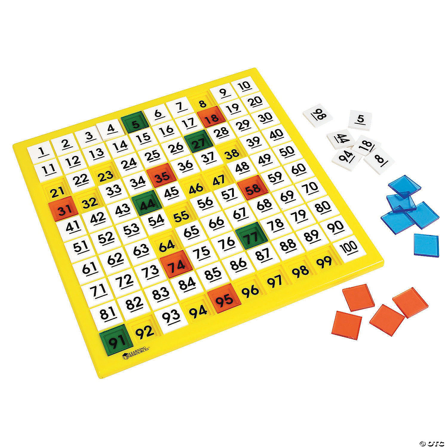 Hundreds Plastic Number Board Set - Discontinued