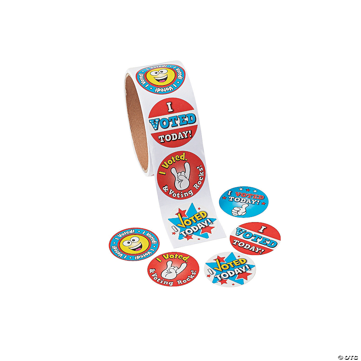 I Voted Today Sticker Roll - 100 Pc. - Discontinued