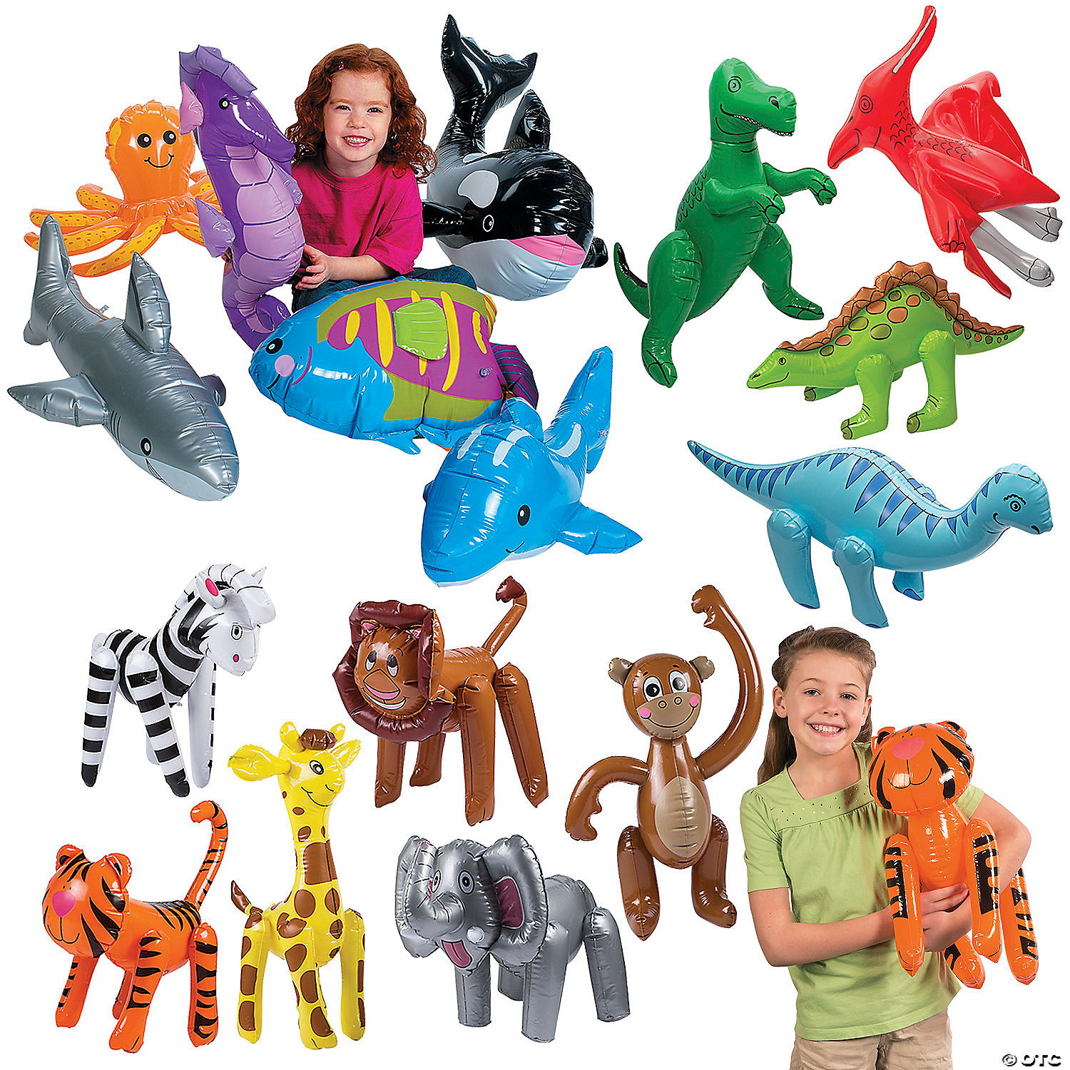 Inflatable Animals Assortment Kit