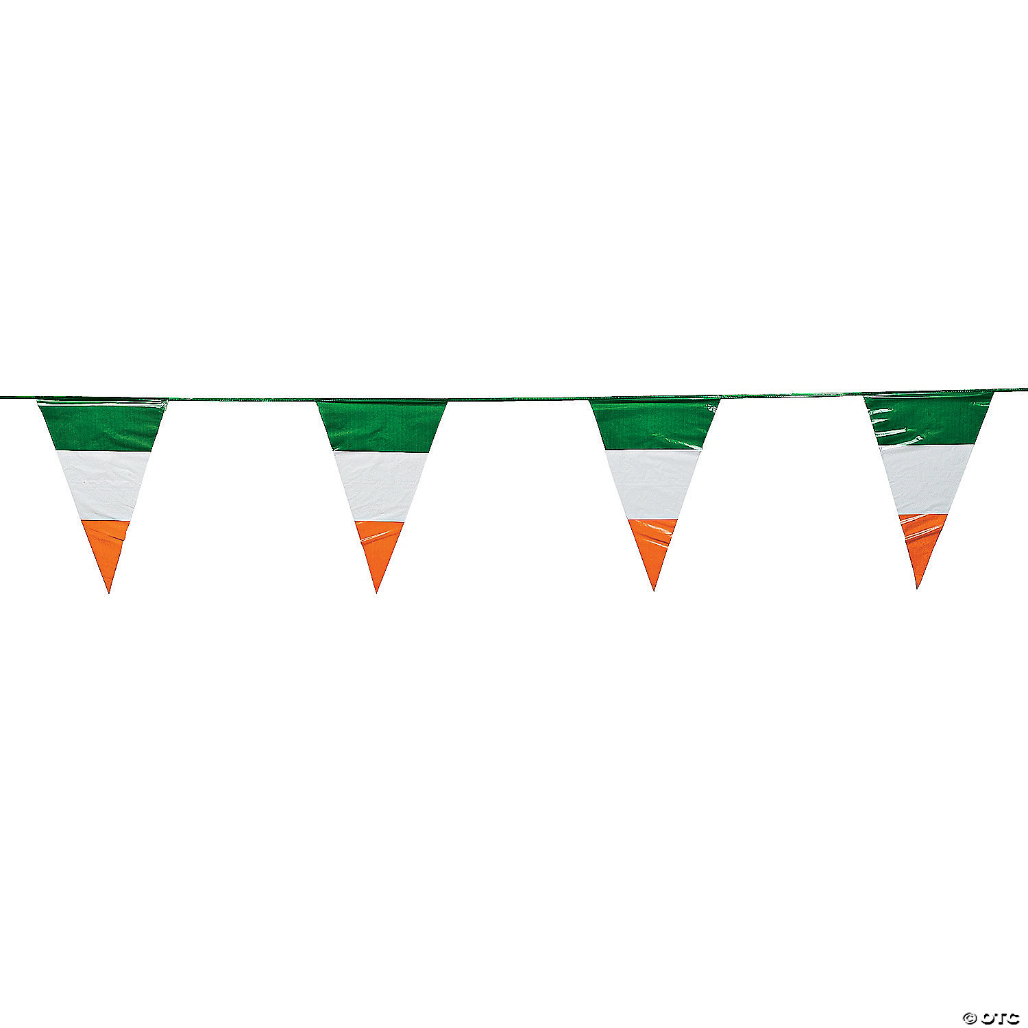 Irish Flag Plastic Pennant Banner | Oriental Trading