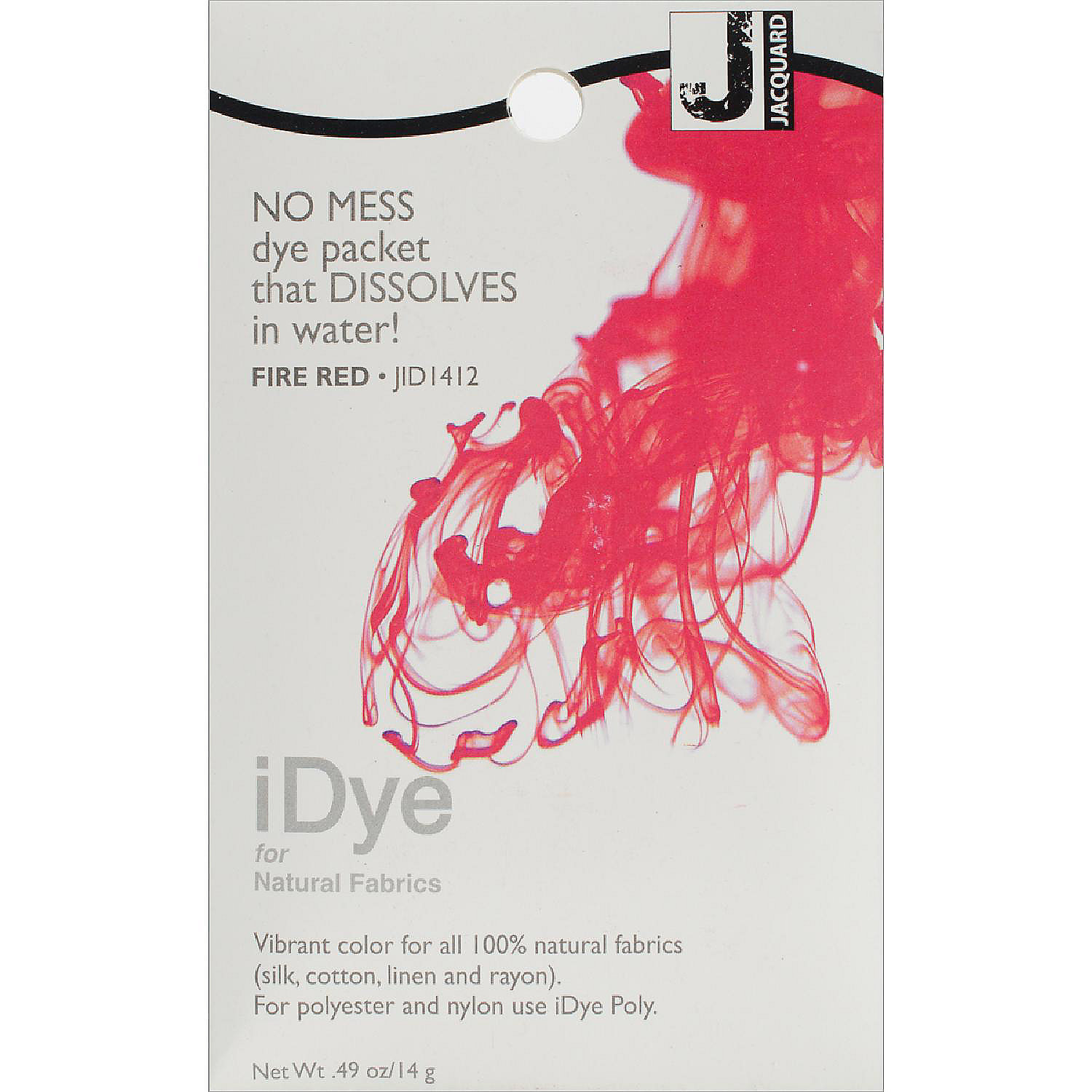 Jacquard iDye Fabric Dye 14g-Fire Red | Oriental Trading