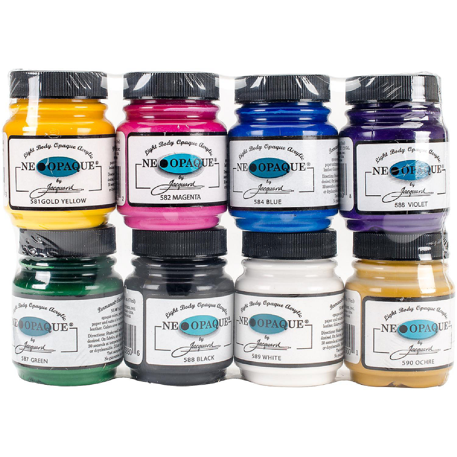 Jacquard Neopaque Acrylic Paint 2.25oz 8/Pkg | Oriental Trading