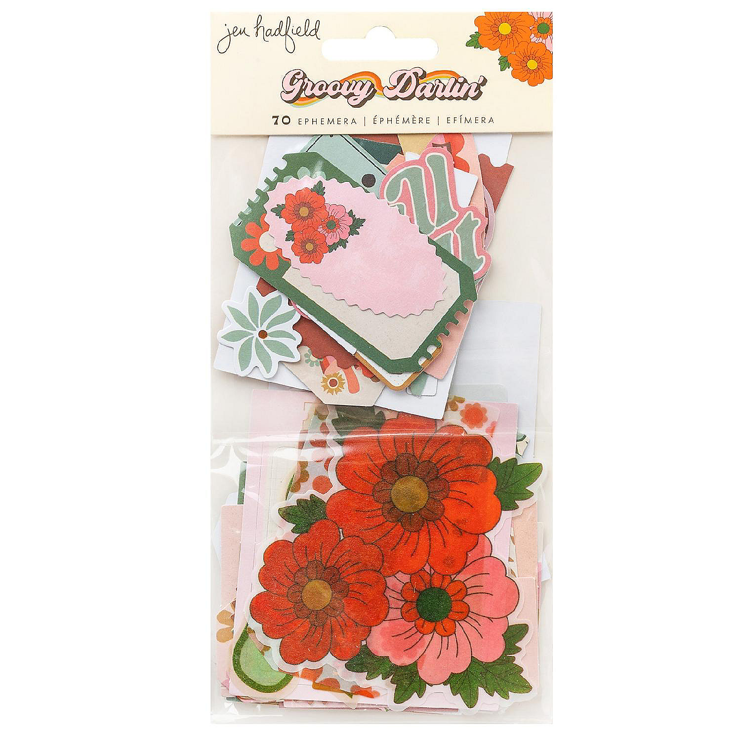 Jen Hadfield Groovy Darlin' Ephemera-Journaling | Oriental Trading
