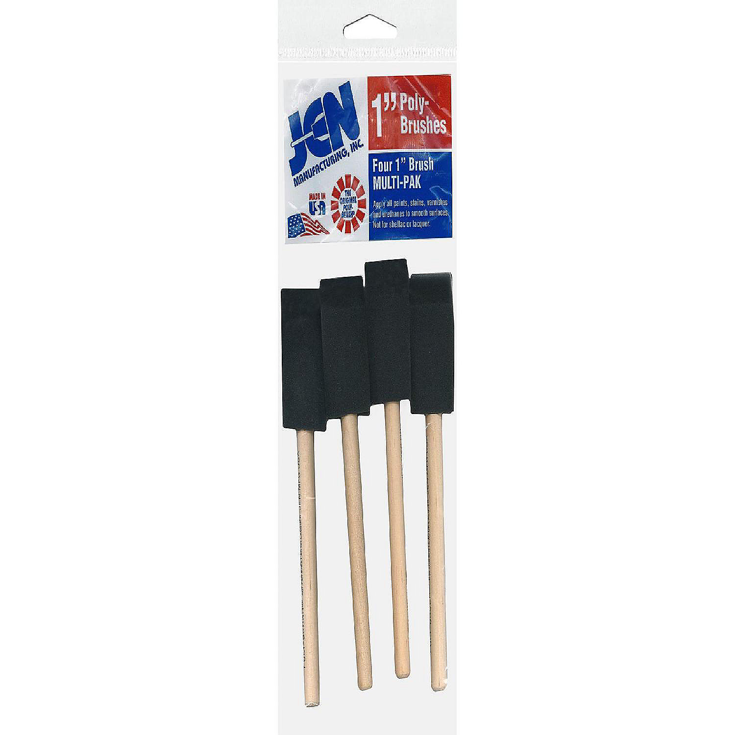 JEN Mfg Poly-Brush Multi-Pak 1" Wide 4pc | Oriental Trading