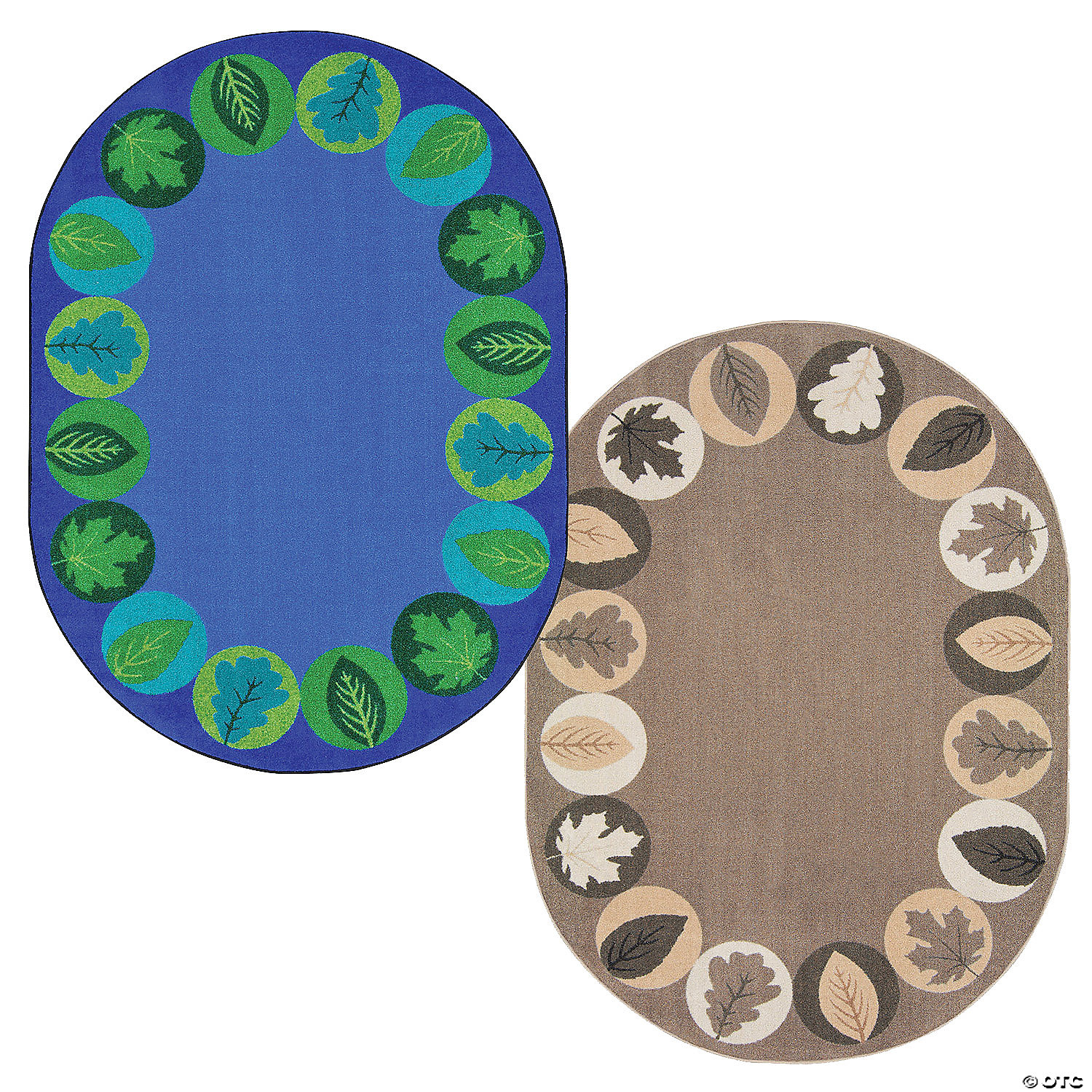 Joy Carpets Lively Leaves Classroom Rug | Oriental Trading