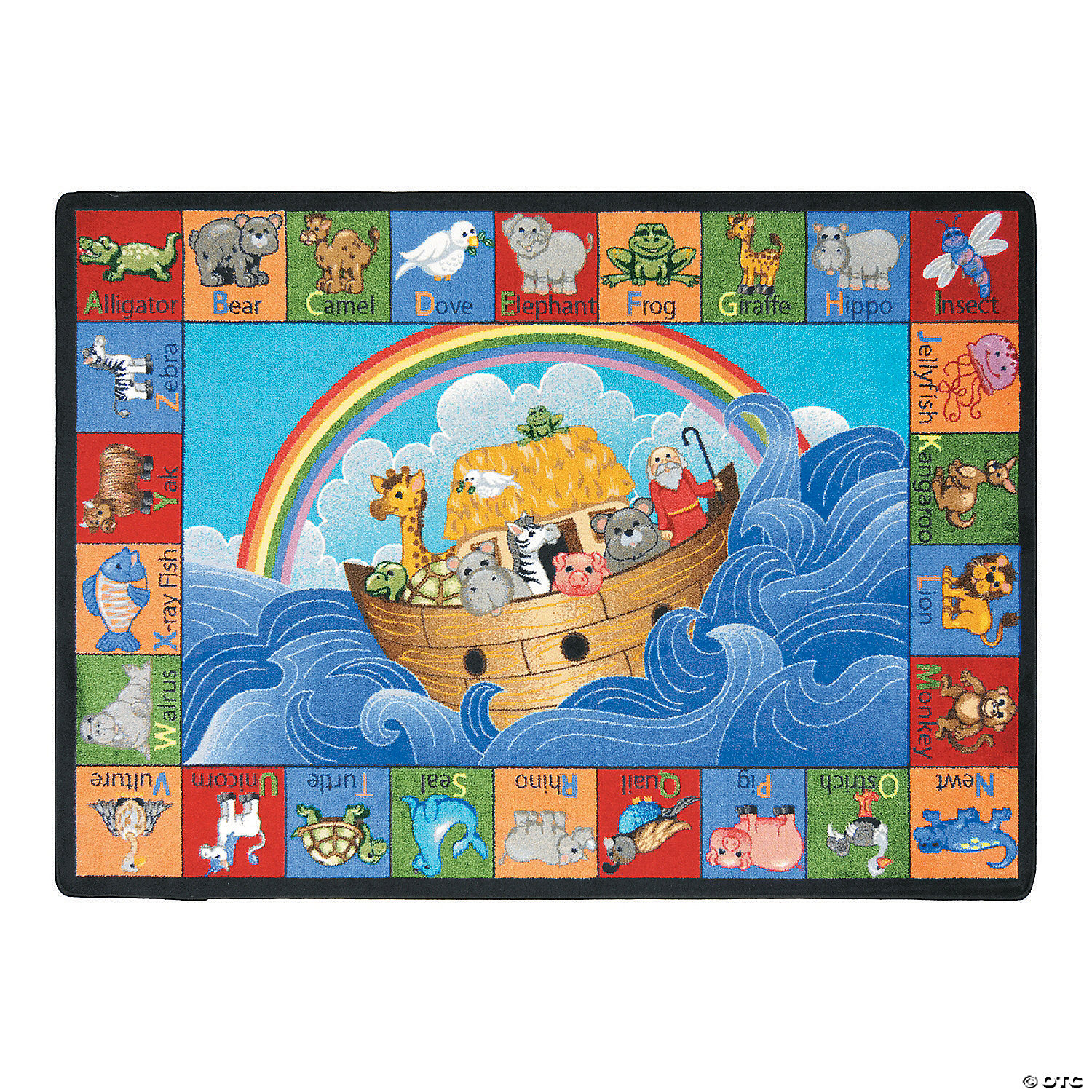 Joy Carpets Noah's ABC Animals® Classroom Rug | Oriental Trading