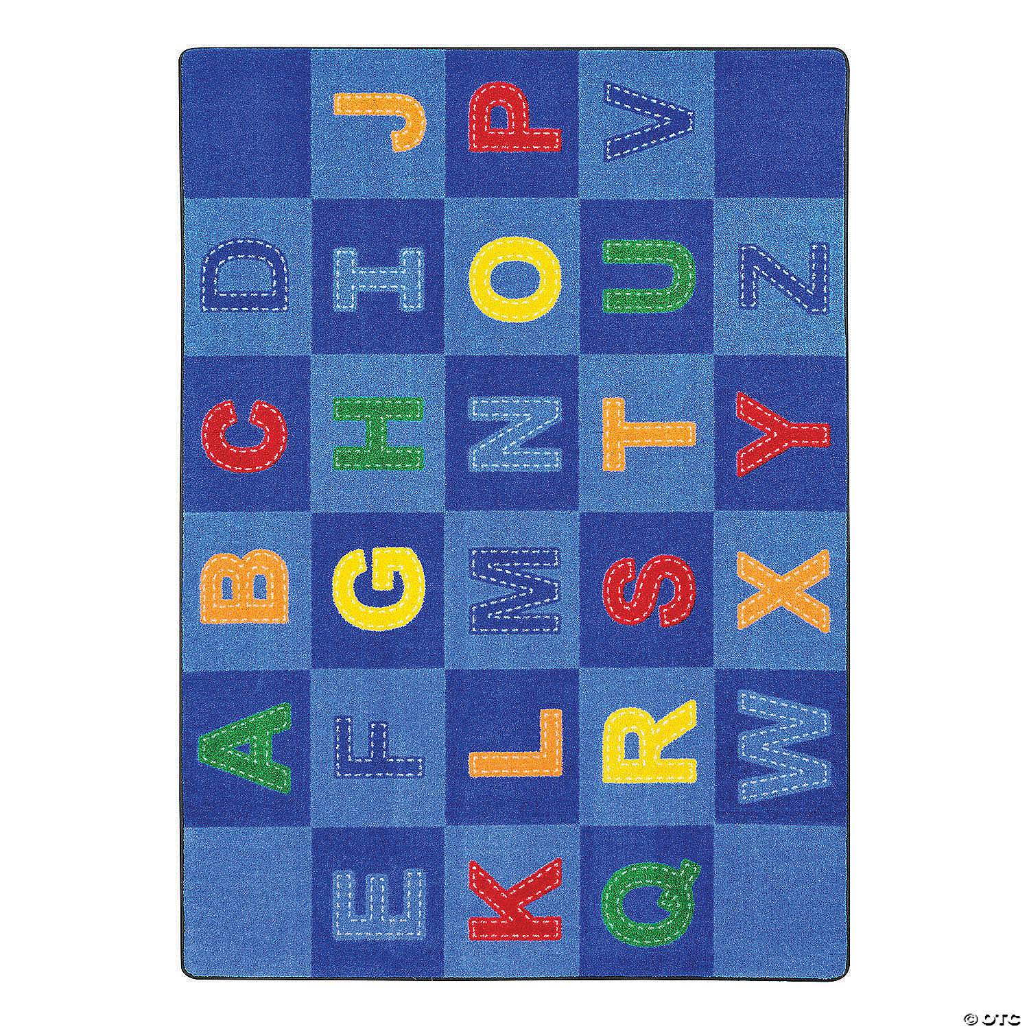 Joy Carpets Patchwork Letters Classroom Rug | Oriental Trading