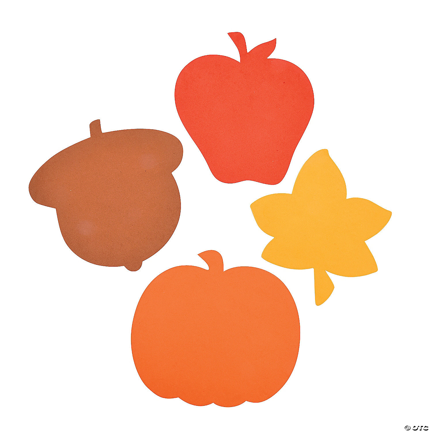 Jumbo Fall Shapes - 24 Pc.