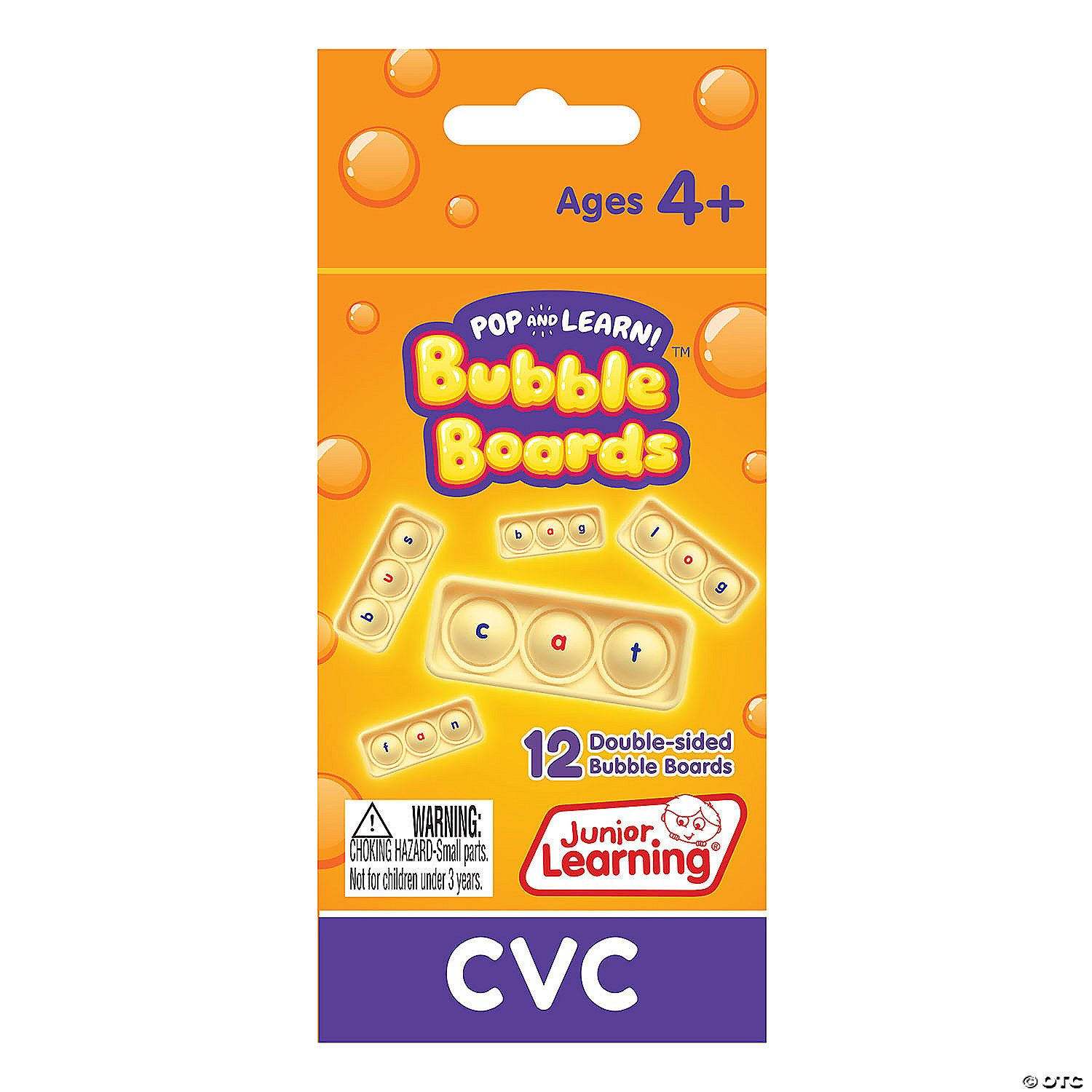 Junior Learning CVC Pop and Learn Bubble Boards | Oriental Trading