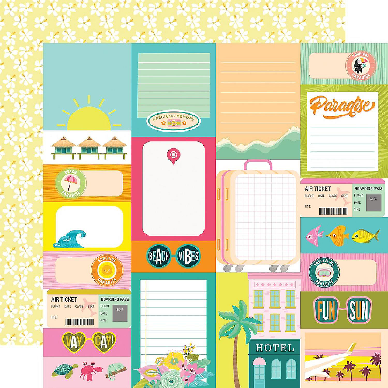 Just Beach Double-Sided Cardstock 12"X12"-Journal Elements | Oriental ...