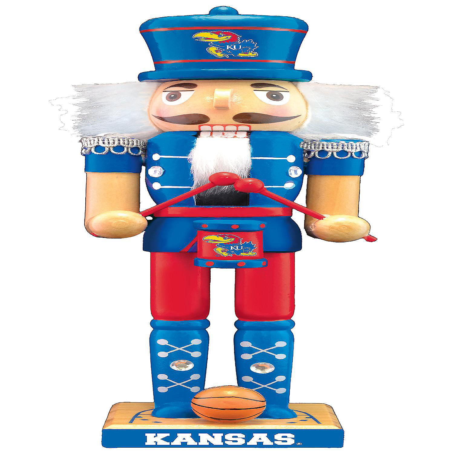 Kansas Jayhawks - Collectible Nutcracker | Oriental Trading