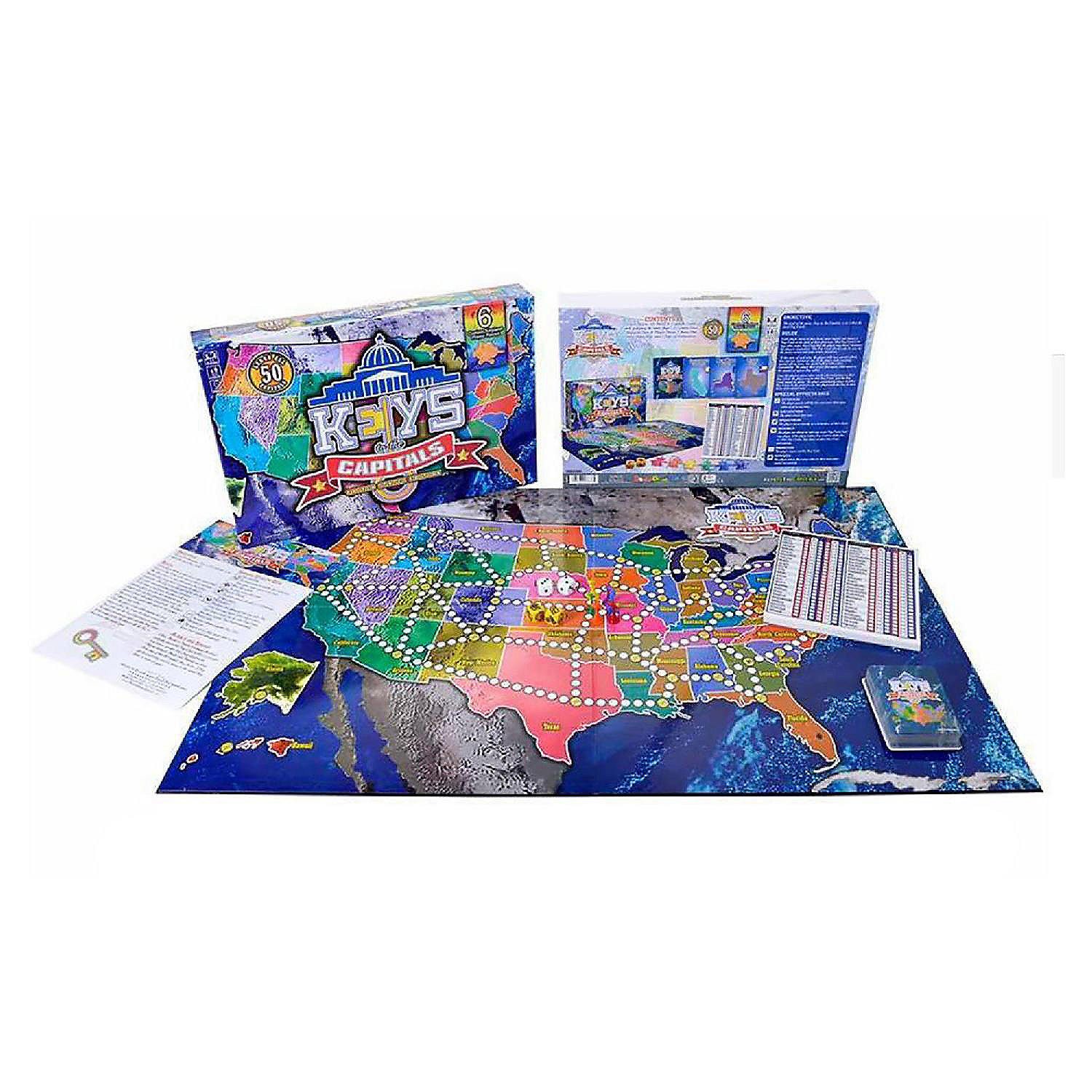 Keys to the Capitals Educational Board Game | Oriental Trading