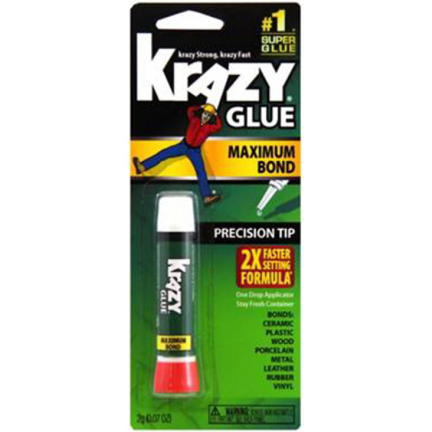 Krazy Glue(R) Maximum Bond 2X Faster Setting-2g | Oriental Trading