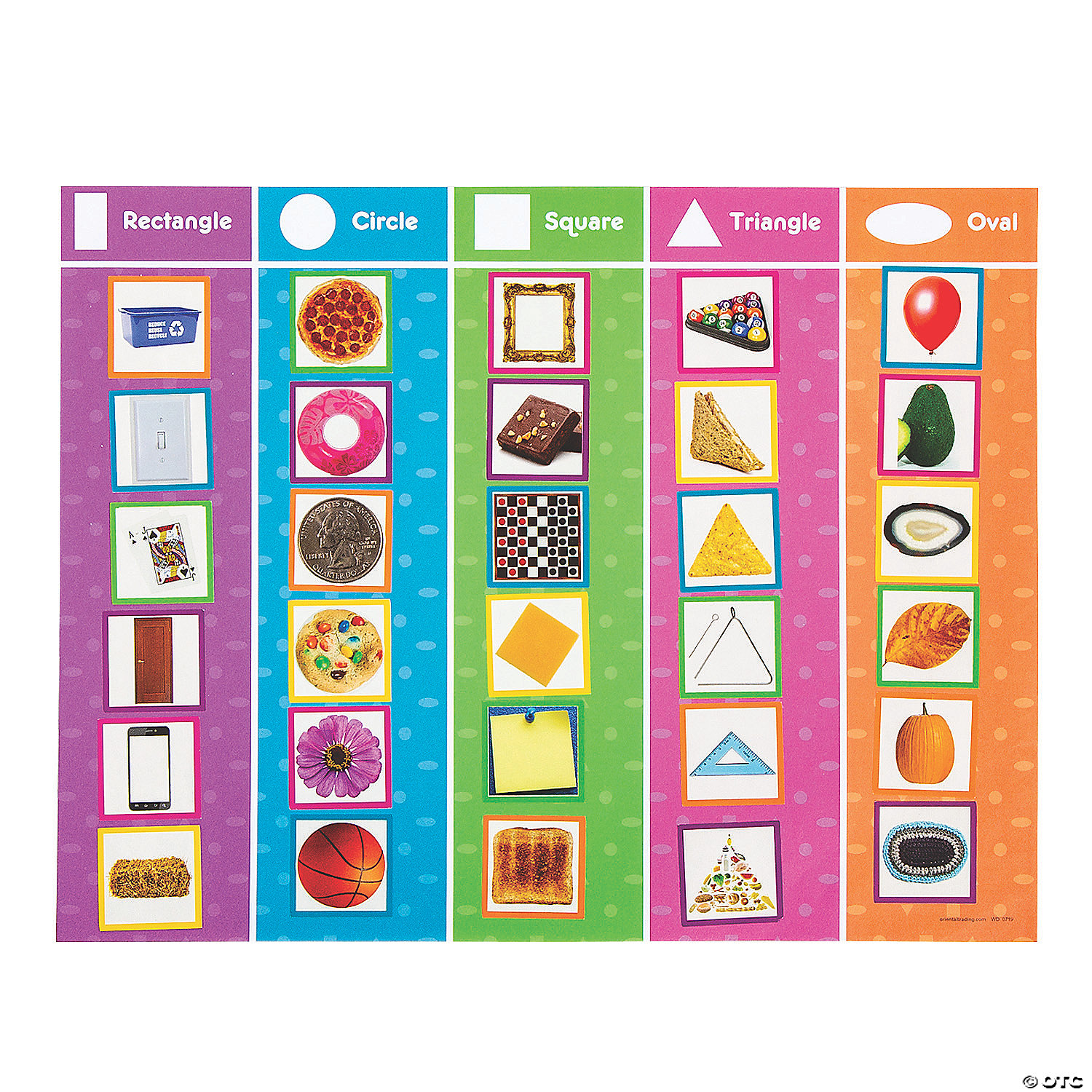 Learning Shapes Sticker Scenes - 12 Pc. - Discontinued