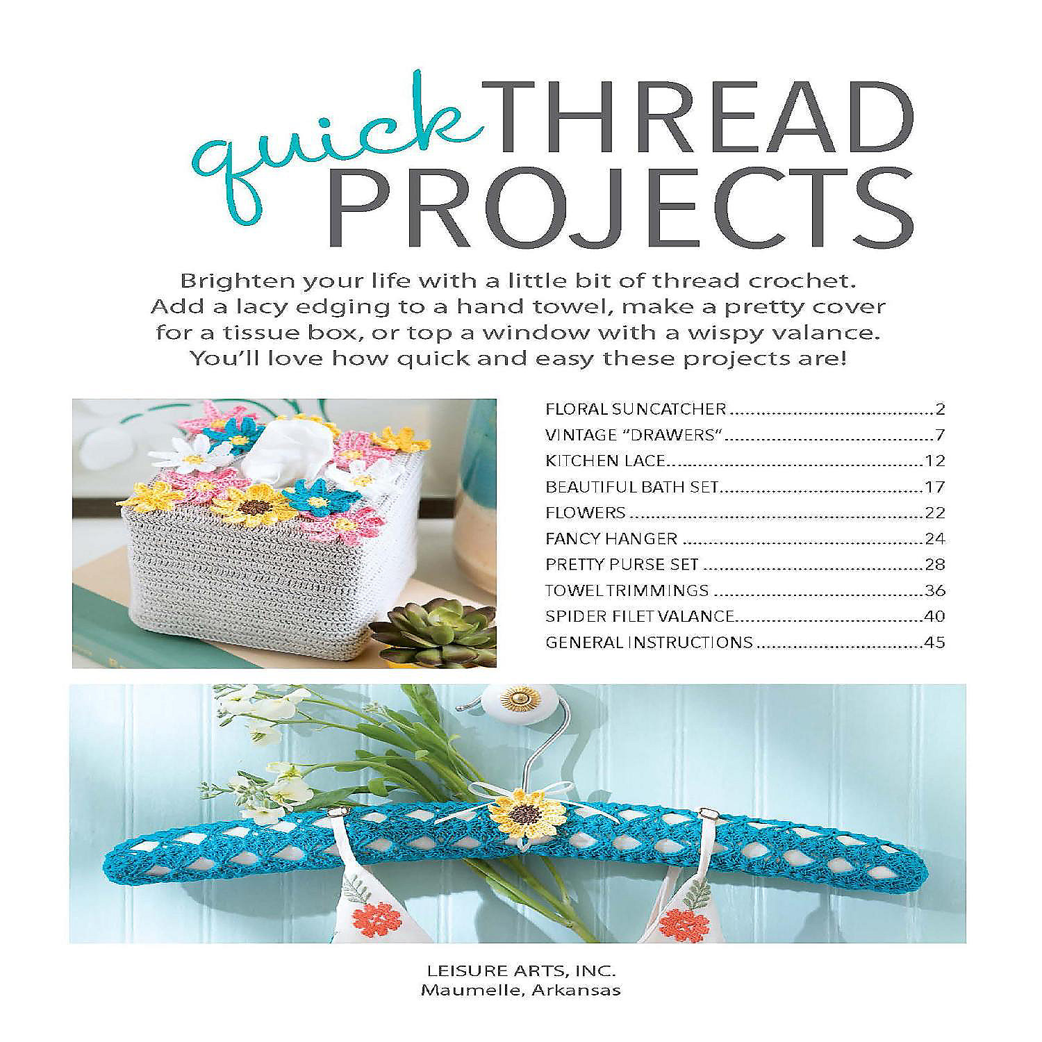 Leisure Arts Quick Thread Projects Crochet Bk | Oriental Trading