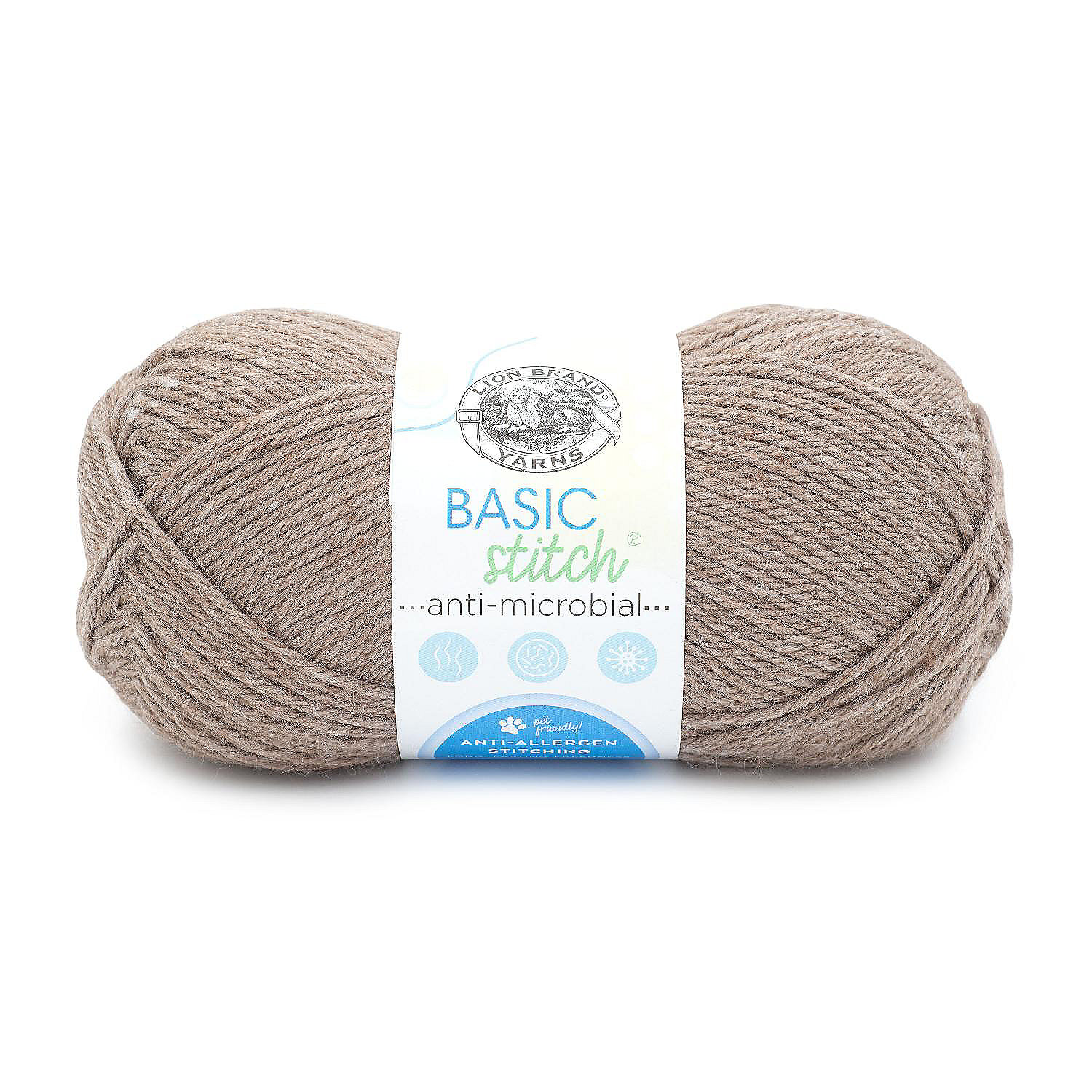 Lion Brand Basic Stitch Antimicrobial Yarn Hazelwood Oriental Trading