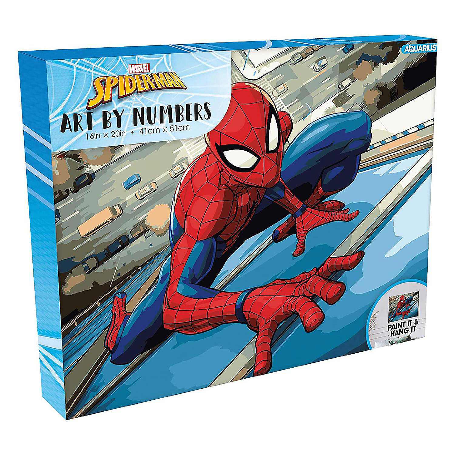 Marvel Spider-Man Art-By-Numbers Craft Kit | Oriental Trading