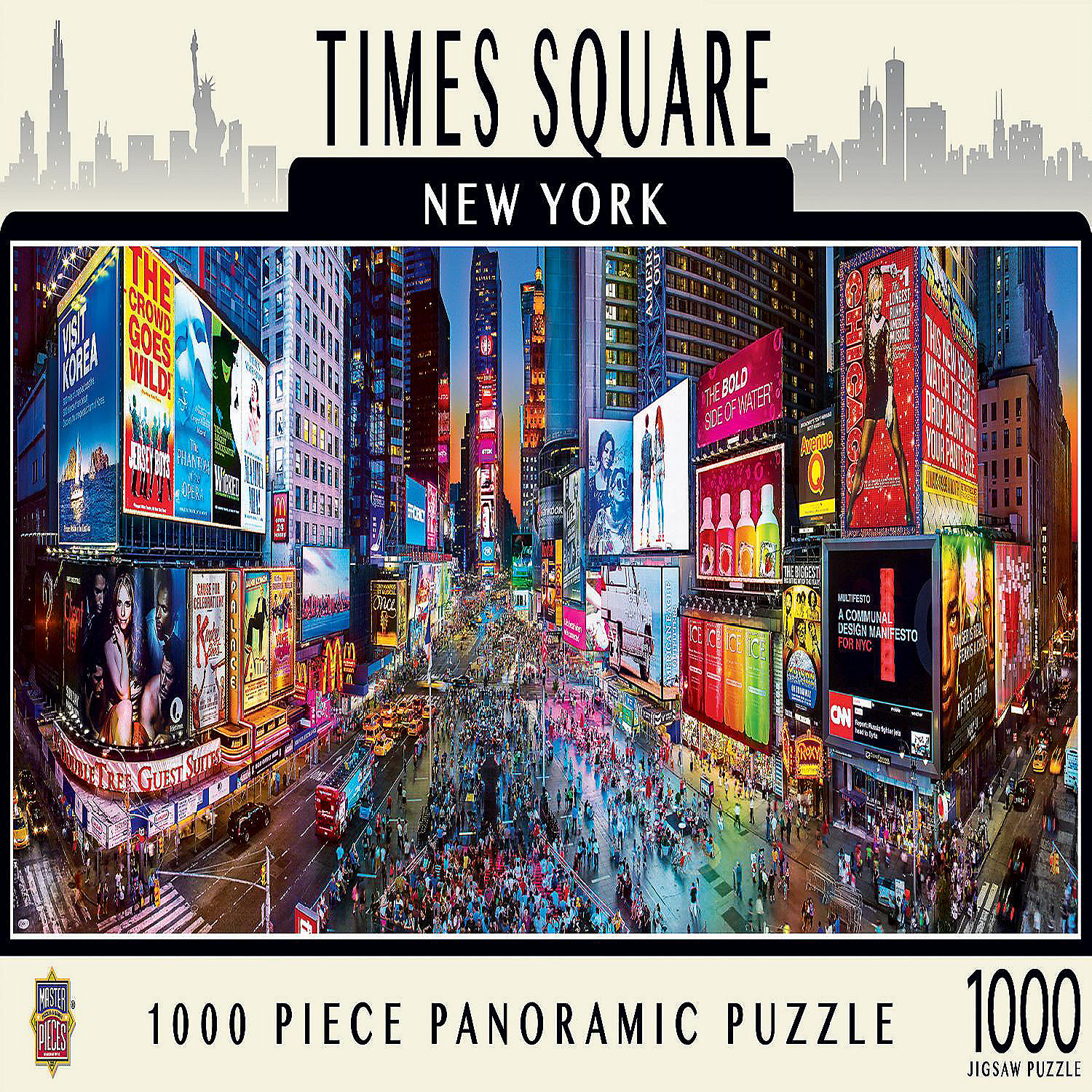 MasterPieces Times Square 1000 Piece Panoramic Jigsaw Puzzle | Oriental ...