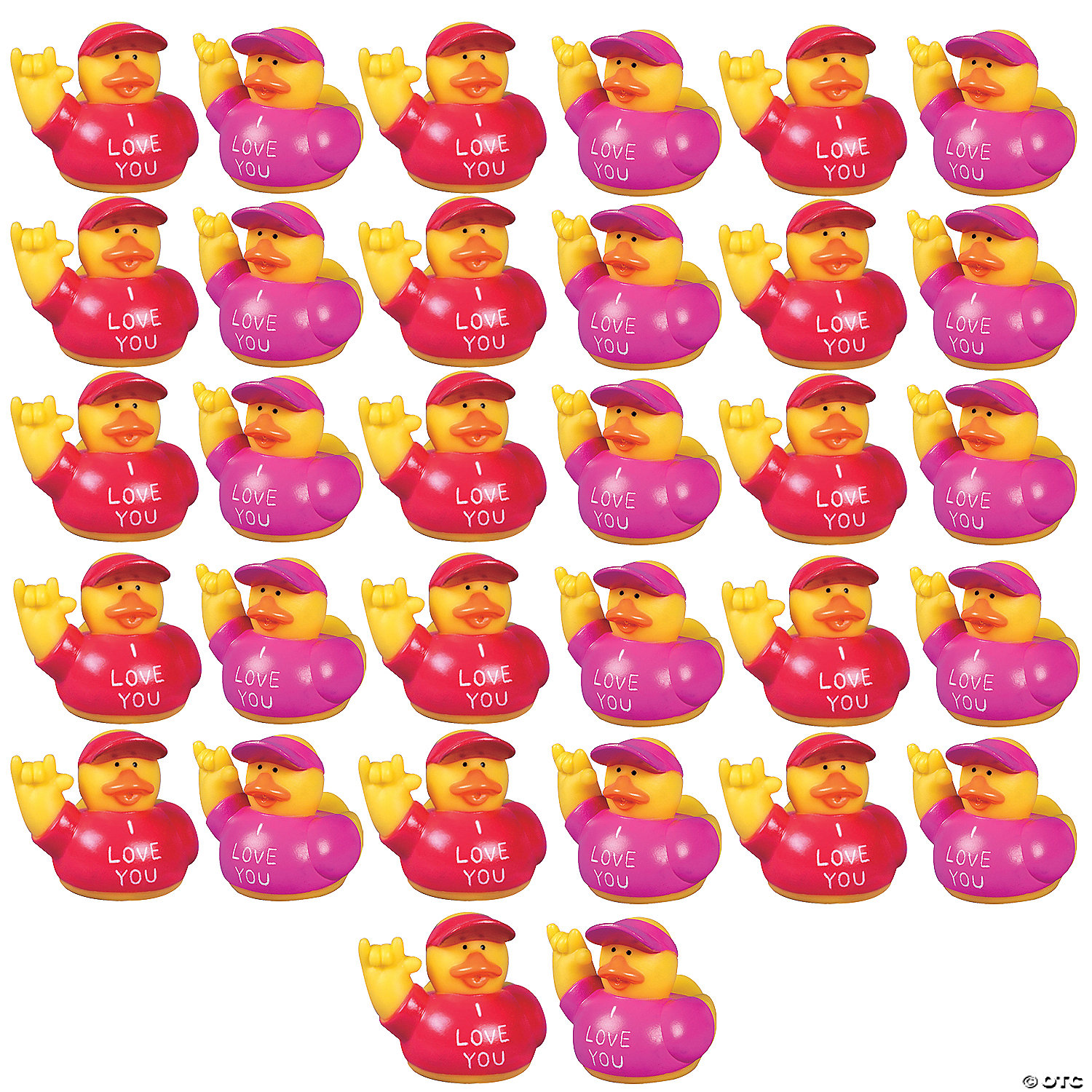 Mega Bulk "I Love You" Rubber Ducks | Fun Express